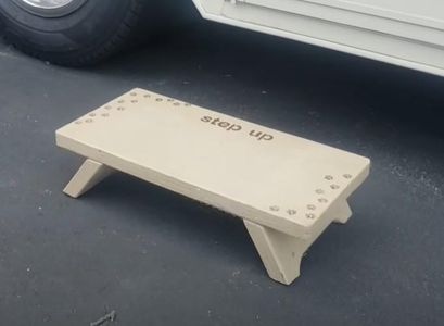 Making a Folding Step for the RV Motorhome Trailer Stop Tripping Think ...