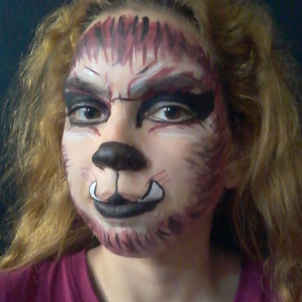 Wolfman Face Paint