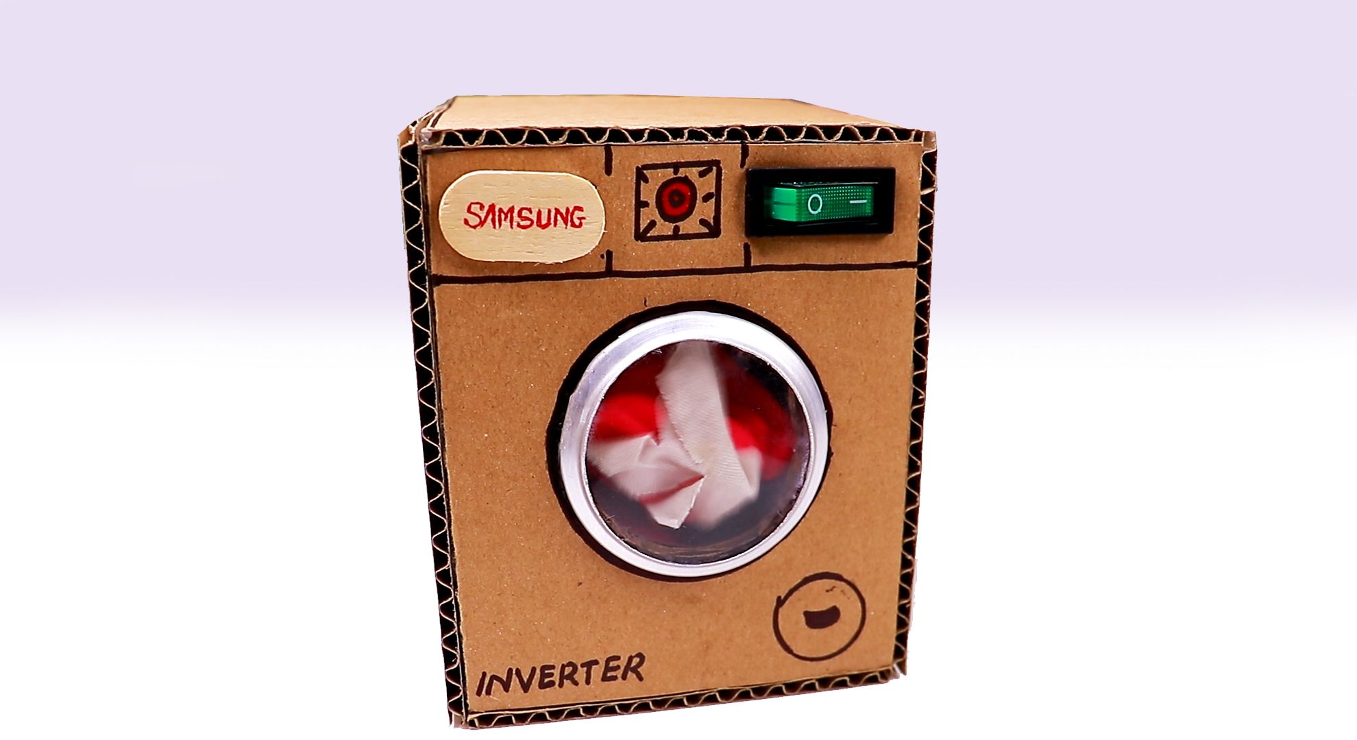 Make Washing Machine From Cardboard : 11 Steps (with Pictures ...