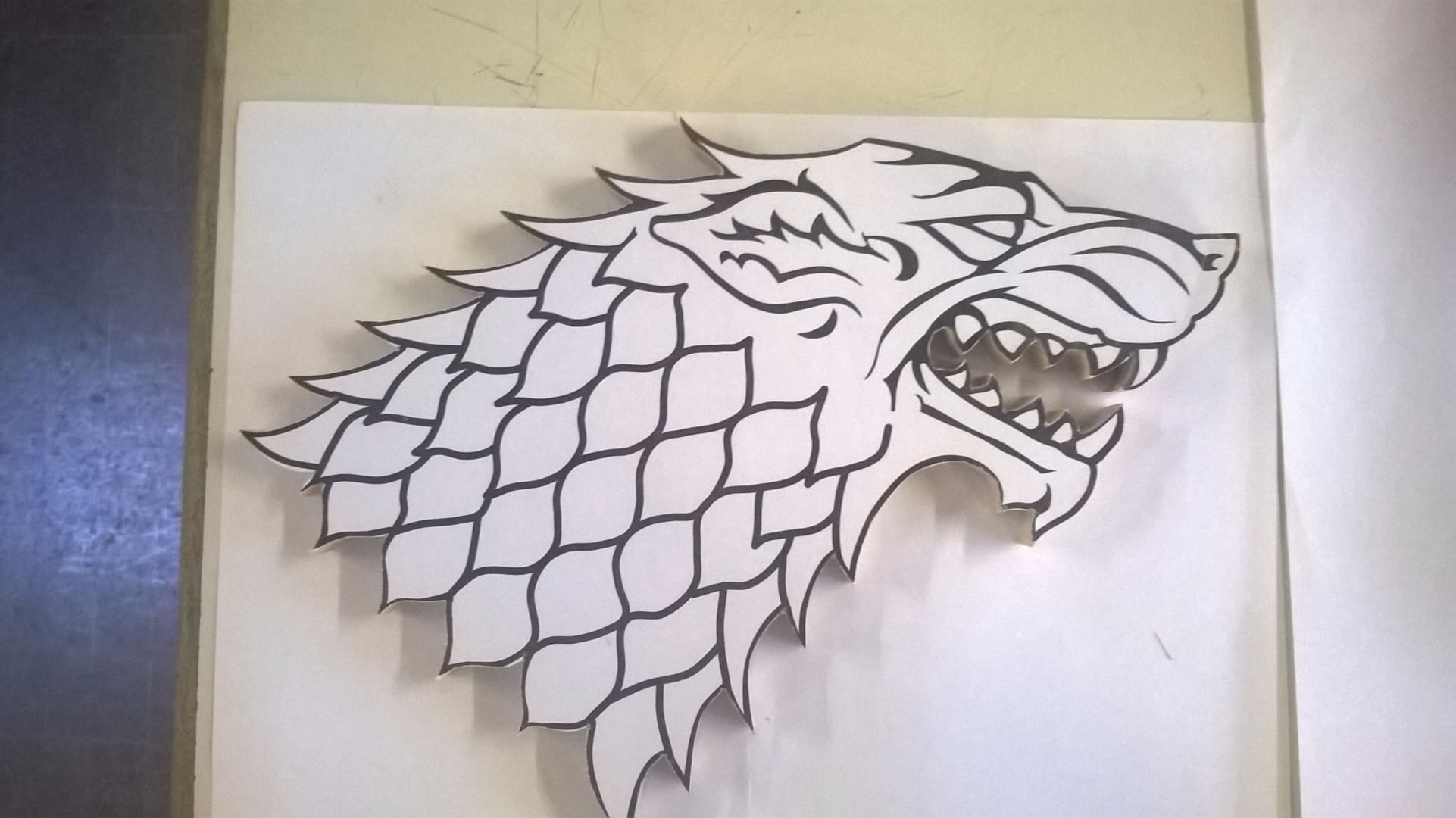 House Stark Sigil Outline