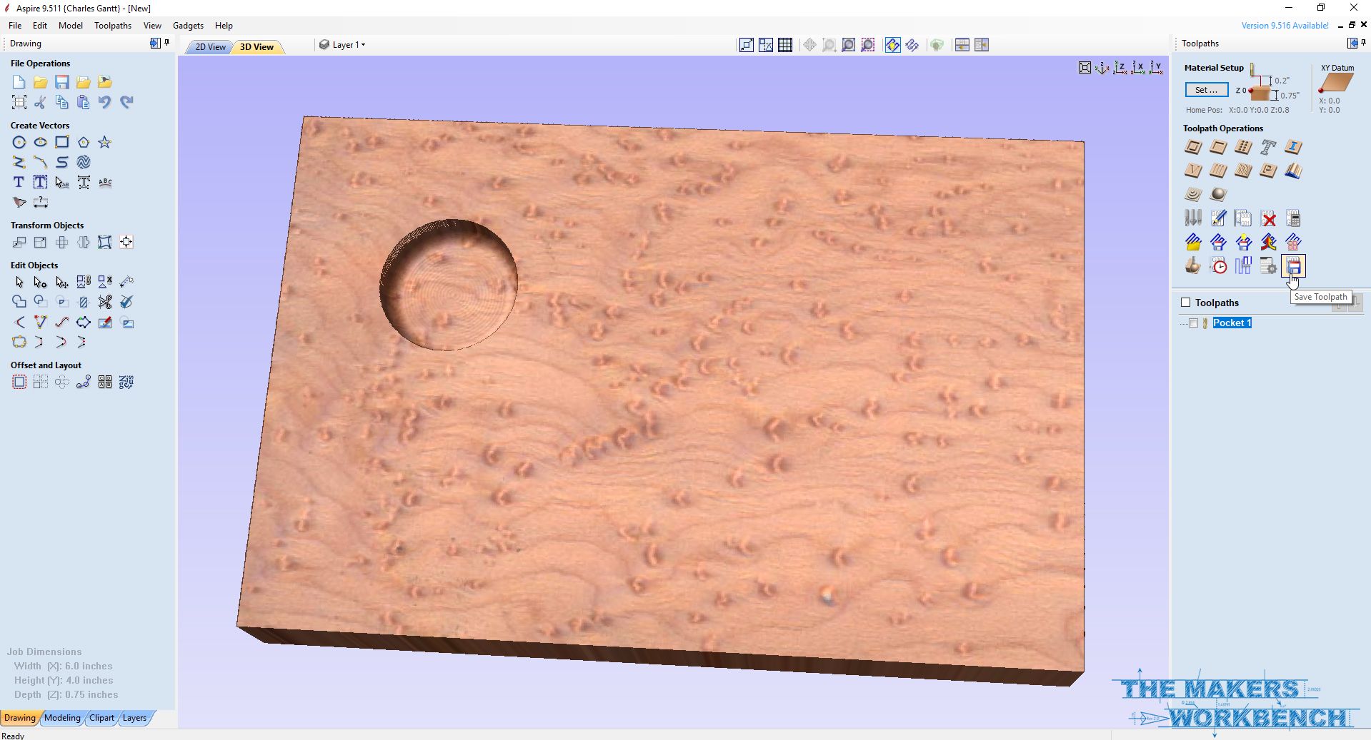 Setting Up Vectric Aspire / V-Carve / Cut2D to Export G-Code for Easel ...