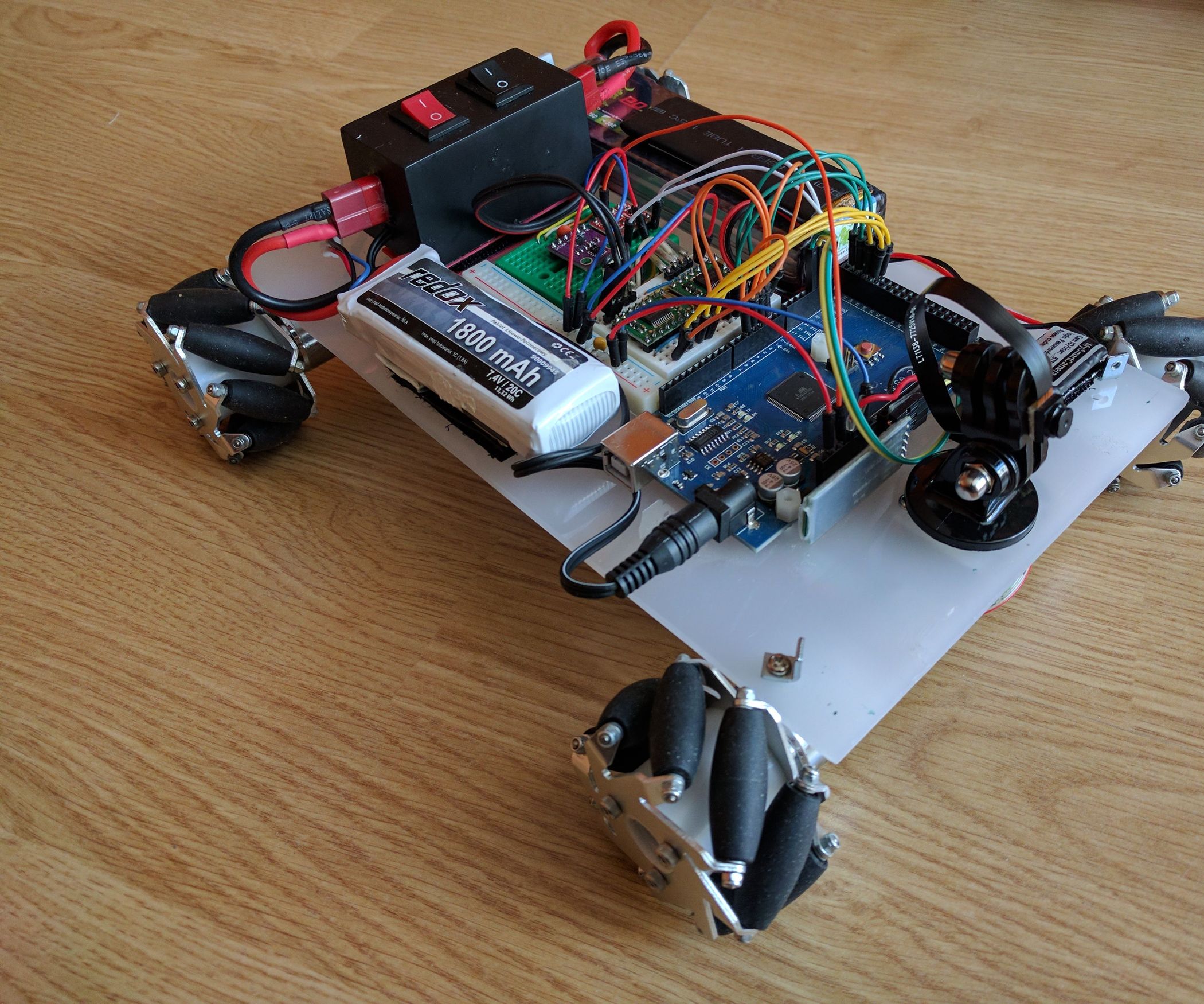 Voice and Gesture Controlled Mecanum Wheel Robot : 4 Steps (with ...