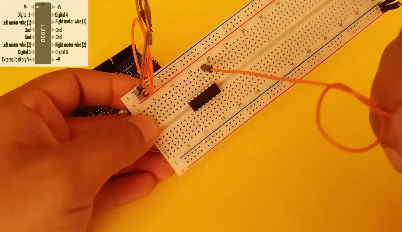 Arduino : How to Control DC Motors With L293D Motor Driver : 5 Steps ...