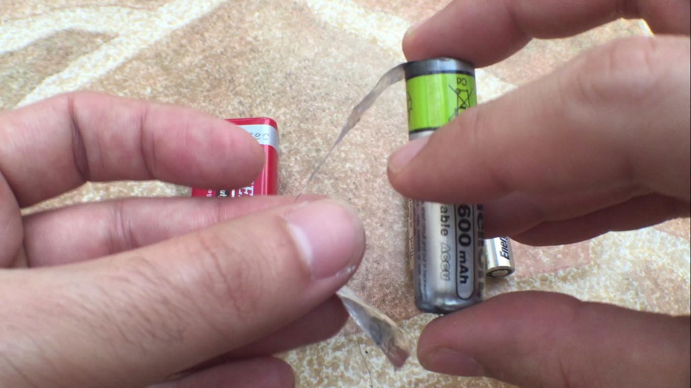 Battery + Gum Wrapper = Fire! (Video) : 3 Steps (with Pictures ...