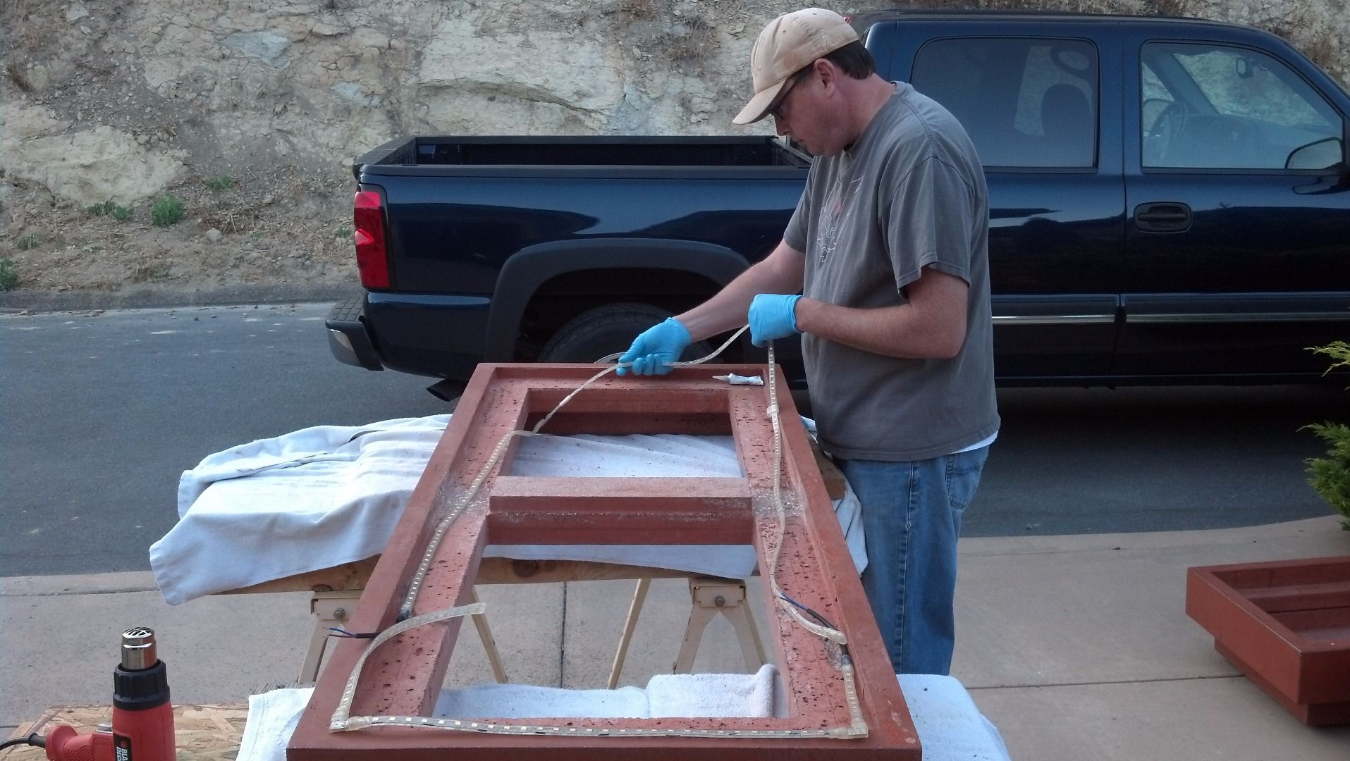 Architectural Cast Concrete: Wall Caps, Column Caps, and Fireplace ...