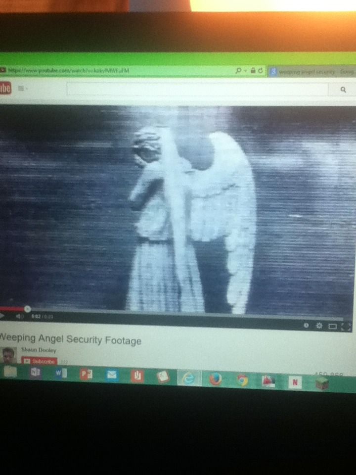 Doctor Who Weeping Angels Security Footage