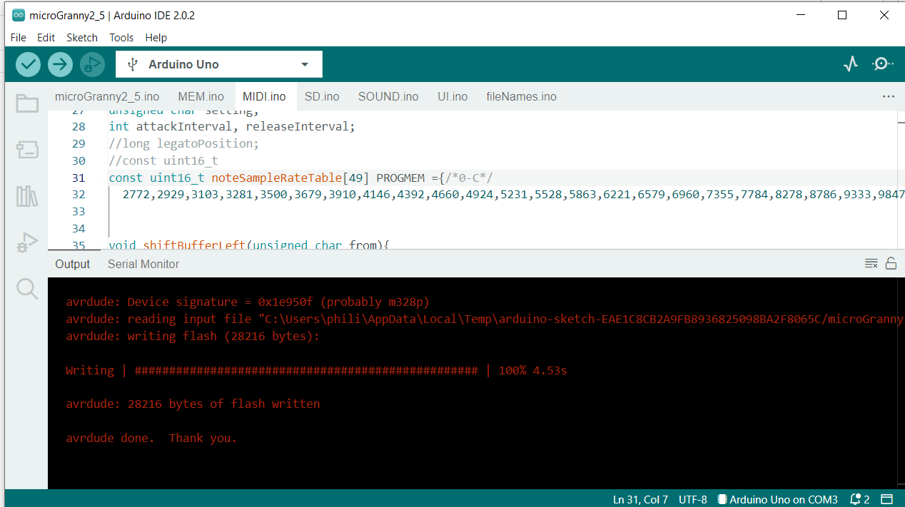 Compile the Source Code for Microgranny Sampler : 5 Steps - Instructables