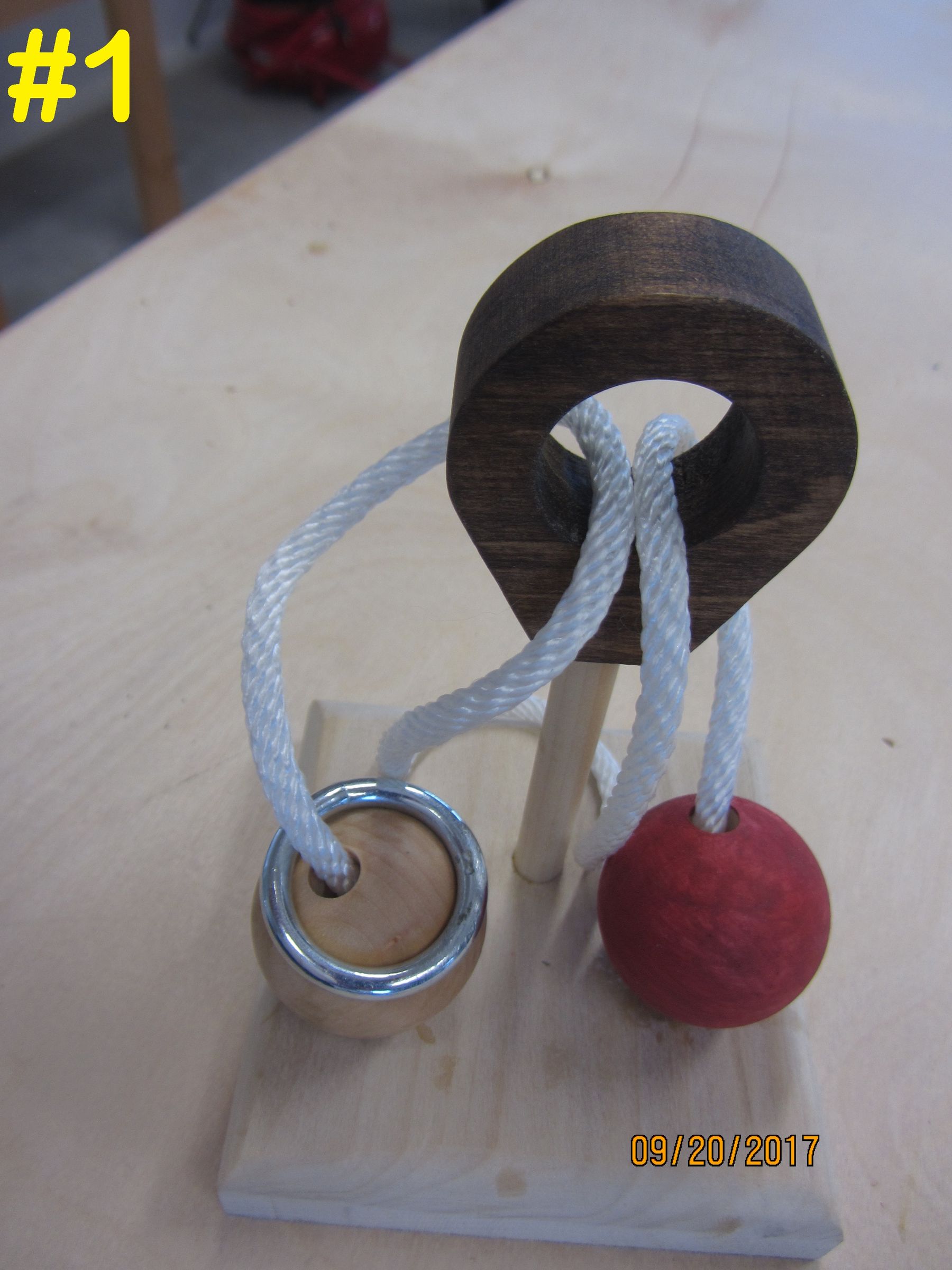 Wood Ball - Metal Ring Rope Puzzle : 16 Steps (with Pictures ...