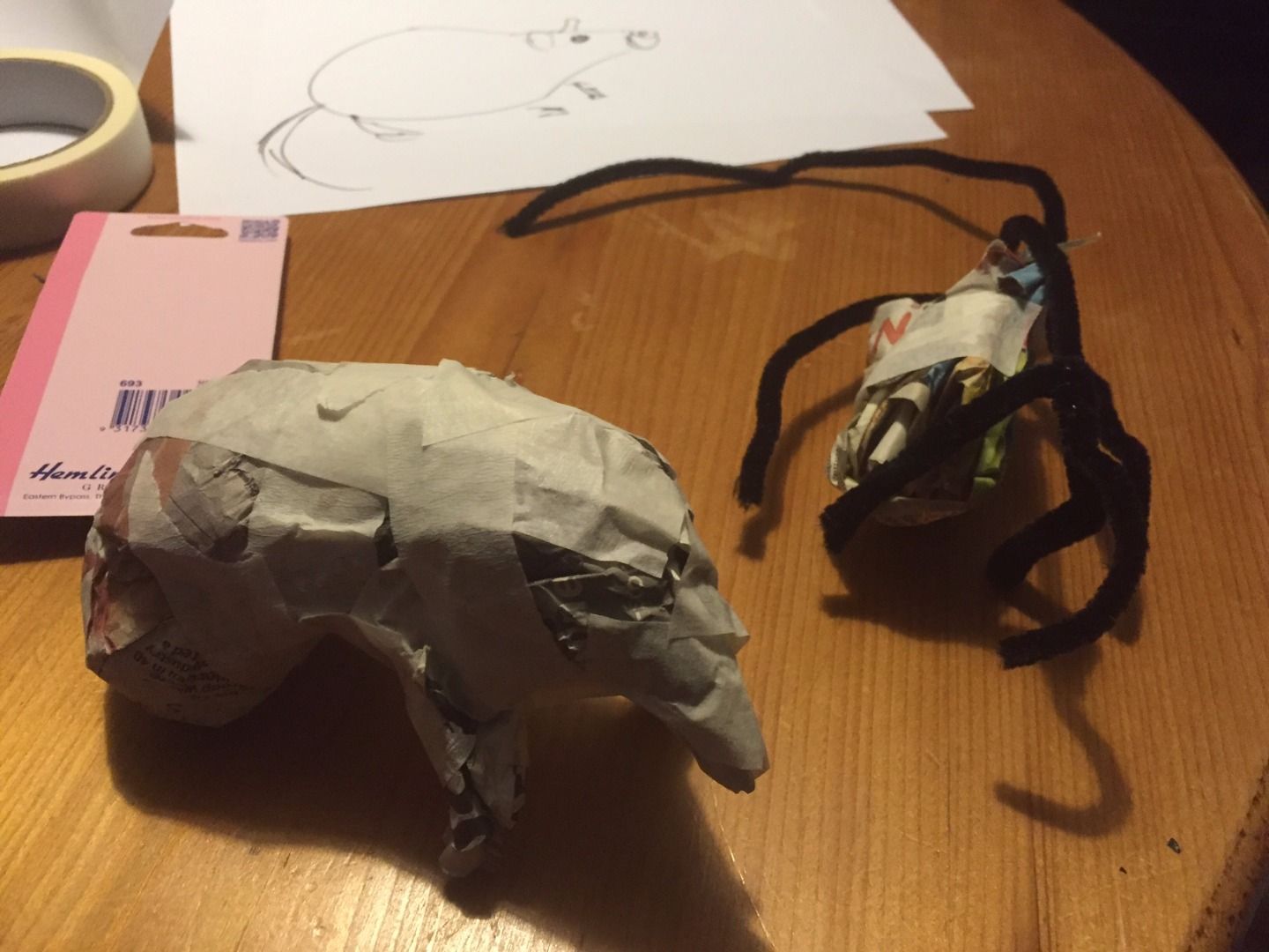 Make a Big Fat Hairy Rat (or Other Rodent). : 8 Steps (with Pictures ...