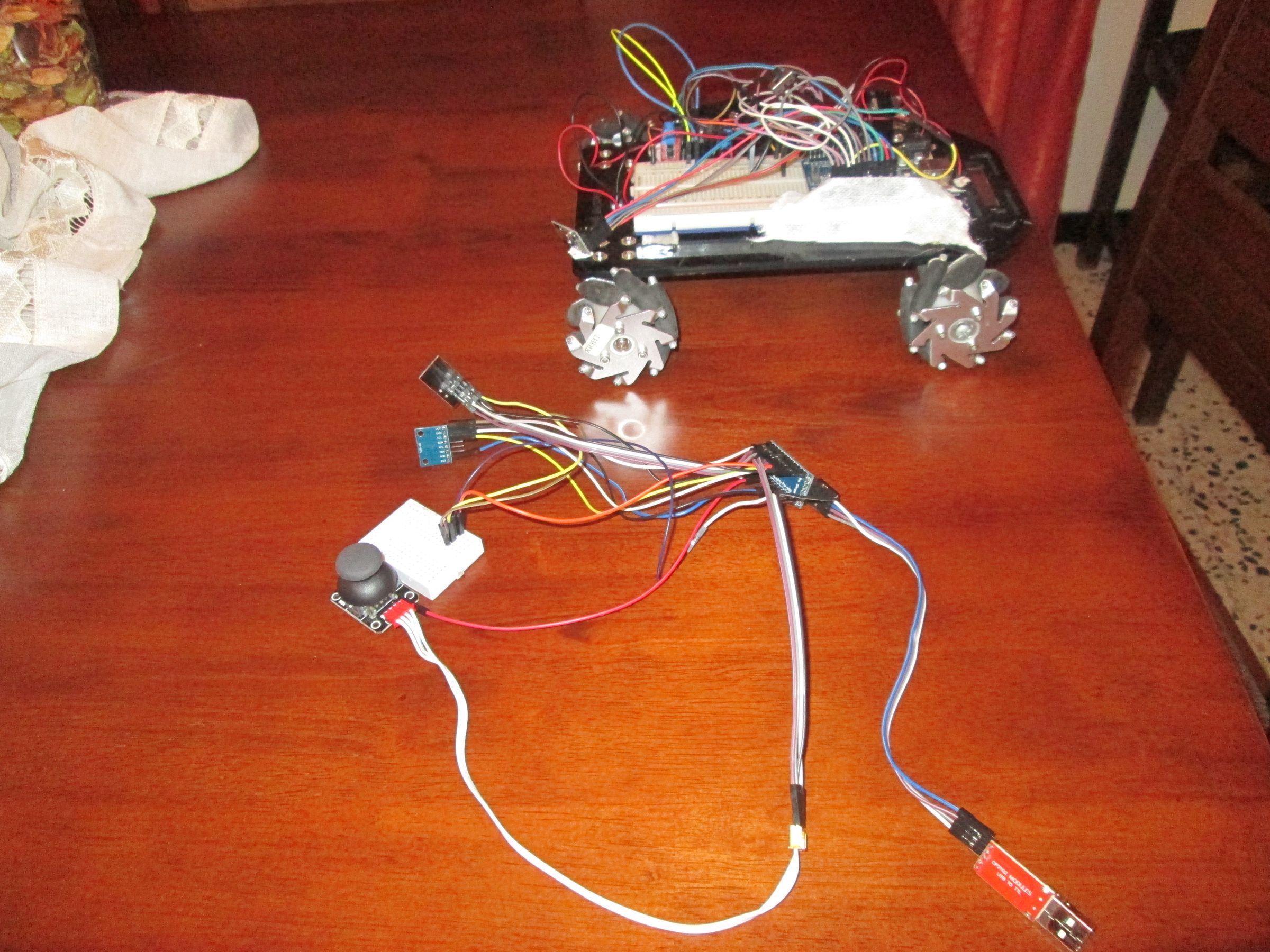 RC Rover Controlled by Gestures Motions & Joyestick : 8 Steps ...