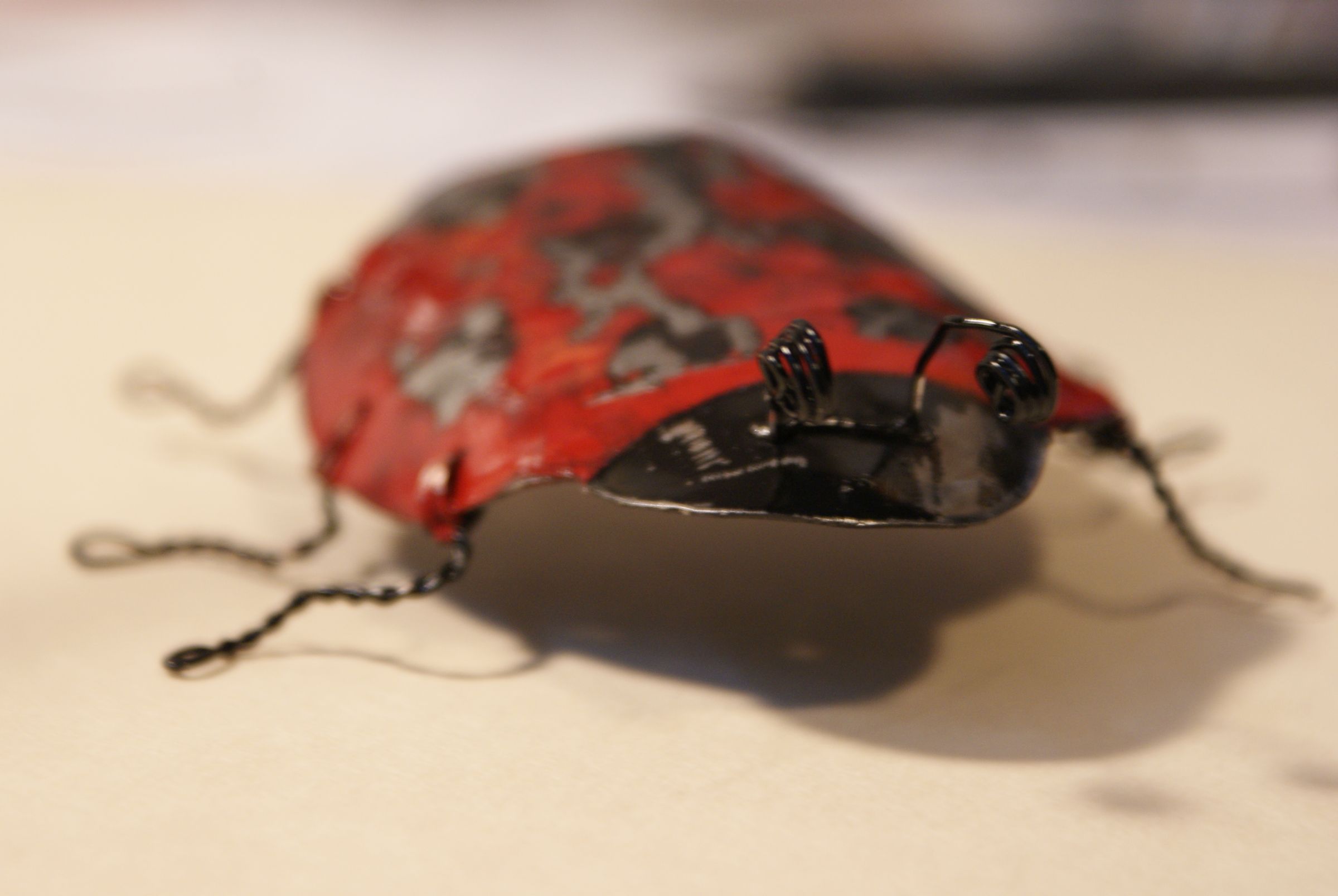 Paint Aging Techniques and Making a Steel Ladybug : 7 Steps - Instructables
