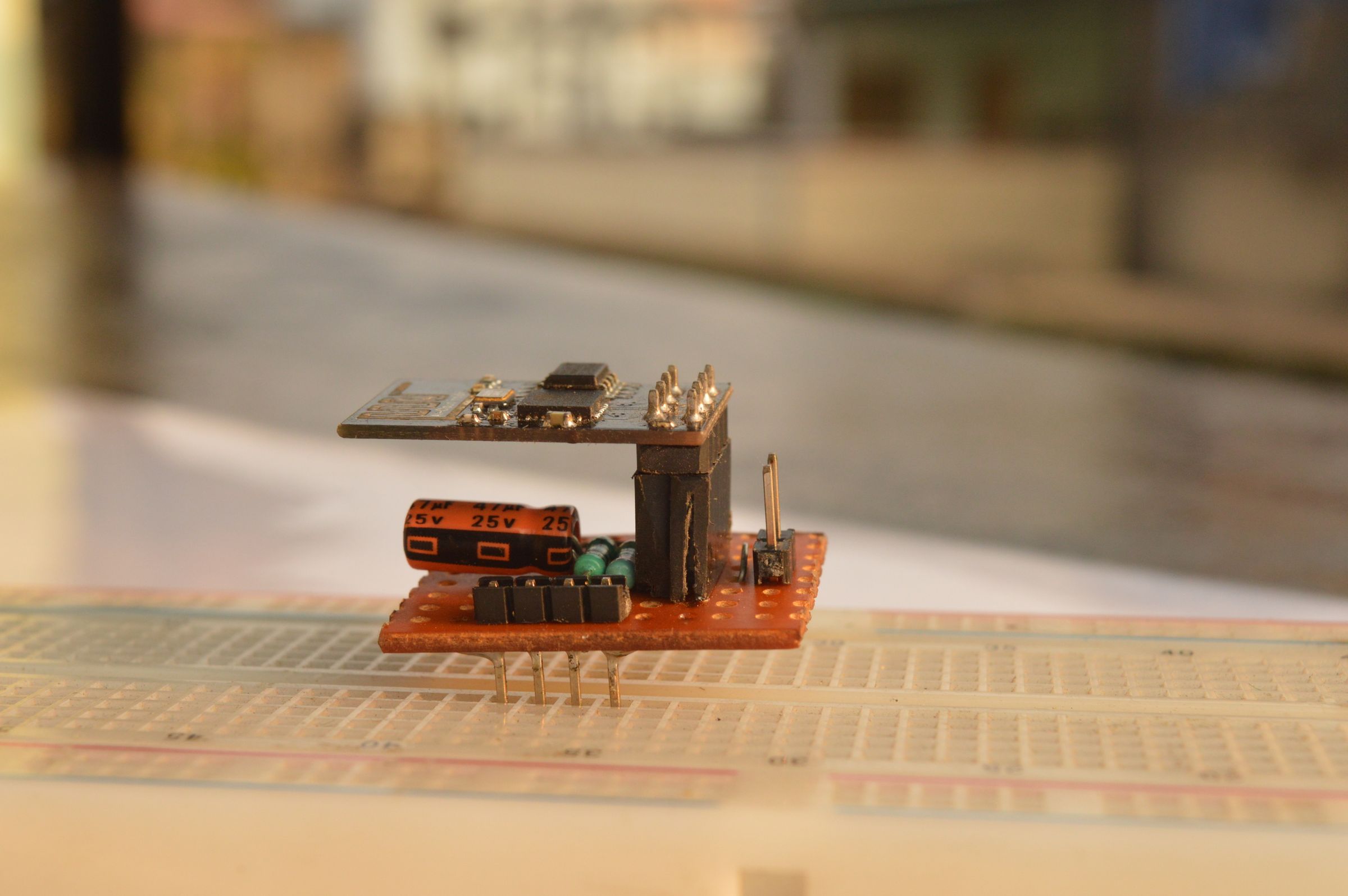 Breadboard Friendly Breakout Board for ESP8266-01 With Voltage ...