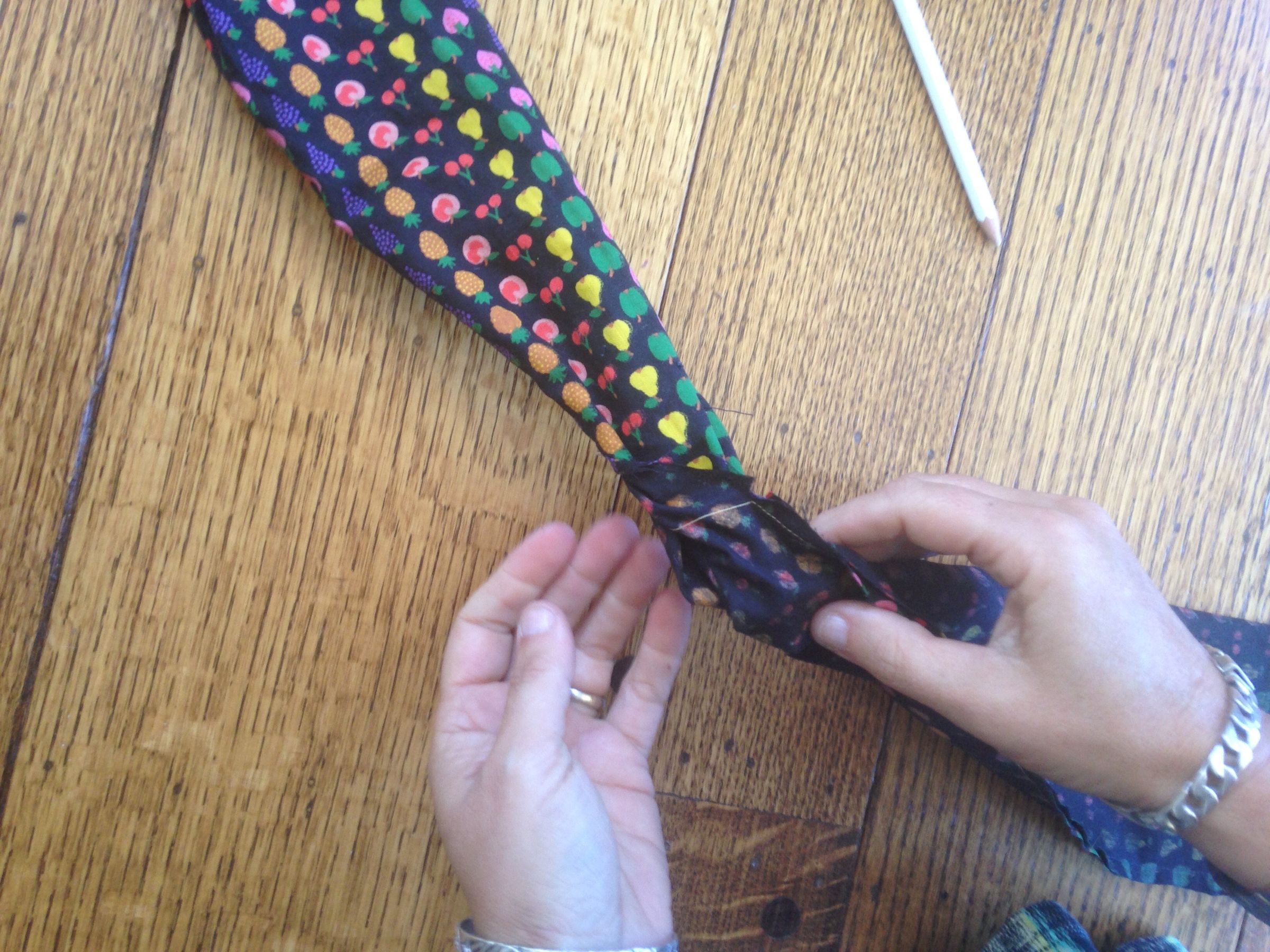 Sew a Vintage Style Head Wrap Scarf : 7 Steps (with Pictures ...
