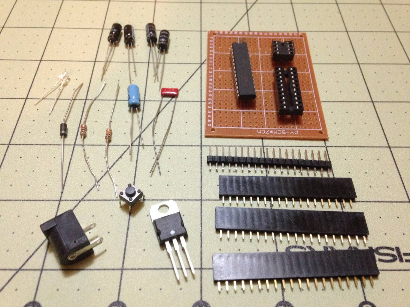 Making A Semi Modular Perfboard Arduino 7 Steps Instructables 4933