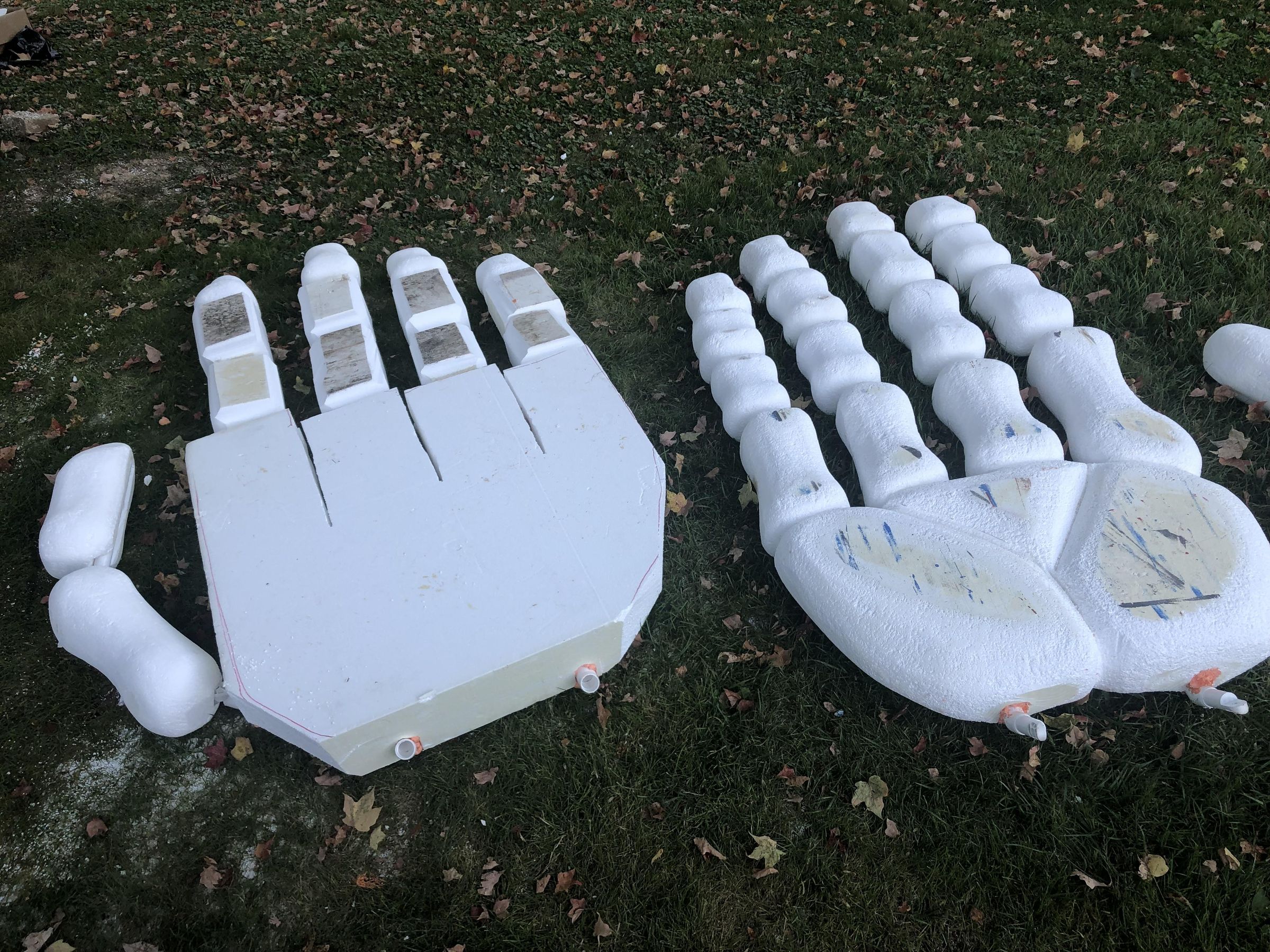 Over Sized Skeleton Breaking Out of My Home : 11 Steps (with Pictures ...