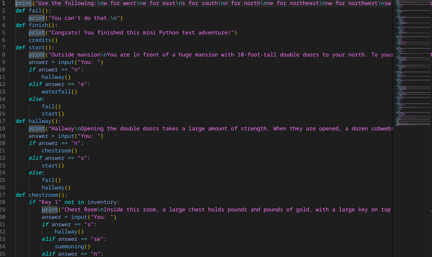 Making a Text Adventure in Python : 5 Steps - Instructables