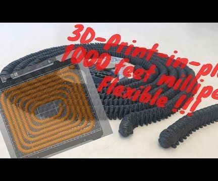 TRUE 1000 FEET FLEXIBLE MILLIPEDE 3D PRINT Using BLENDER STL REMIX ...