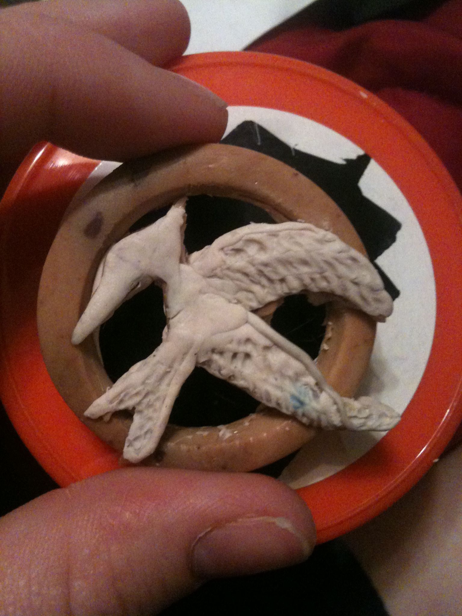 How to Make a Mockingjay Pin: As Seen on the Hunger Games : 6 Steps ...