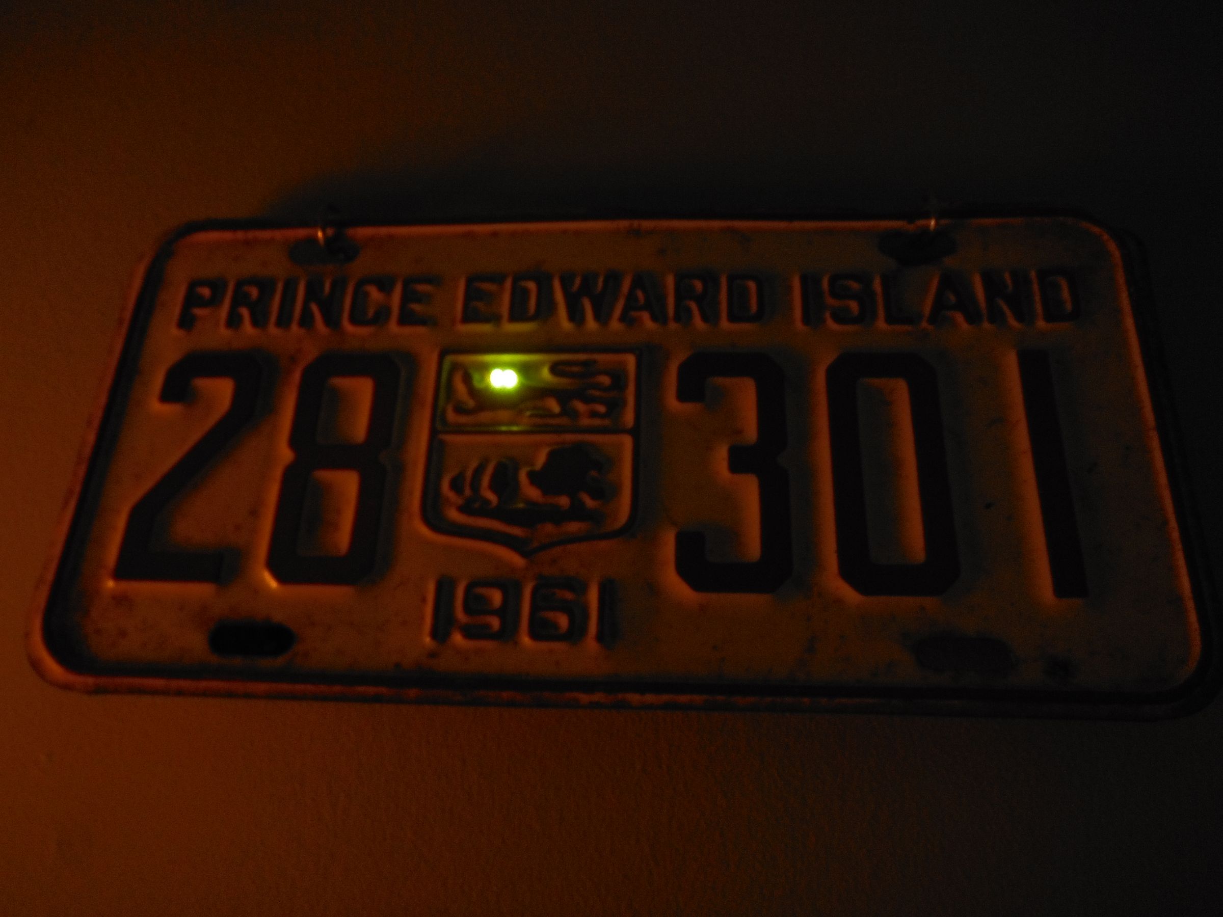 Make a Cool/Creepy License Plate Decoration! : 3 Steps - Instructables
