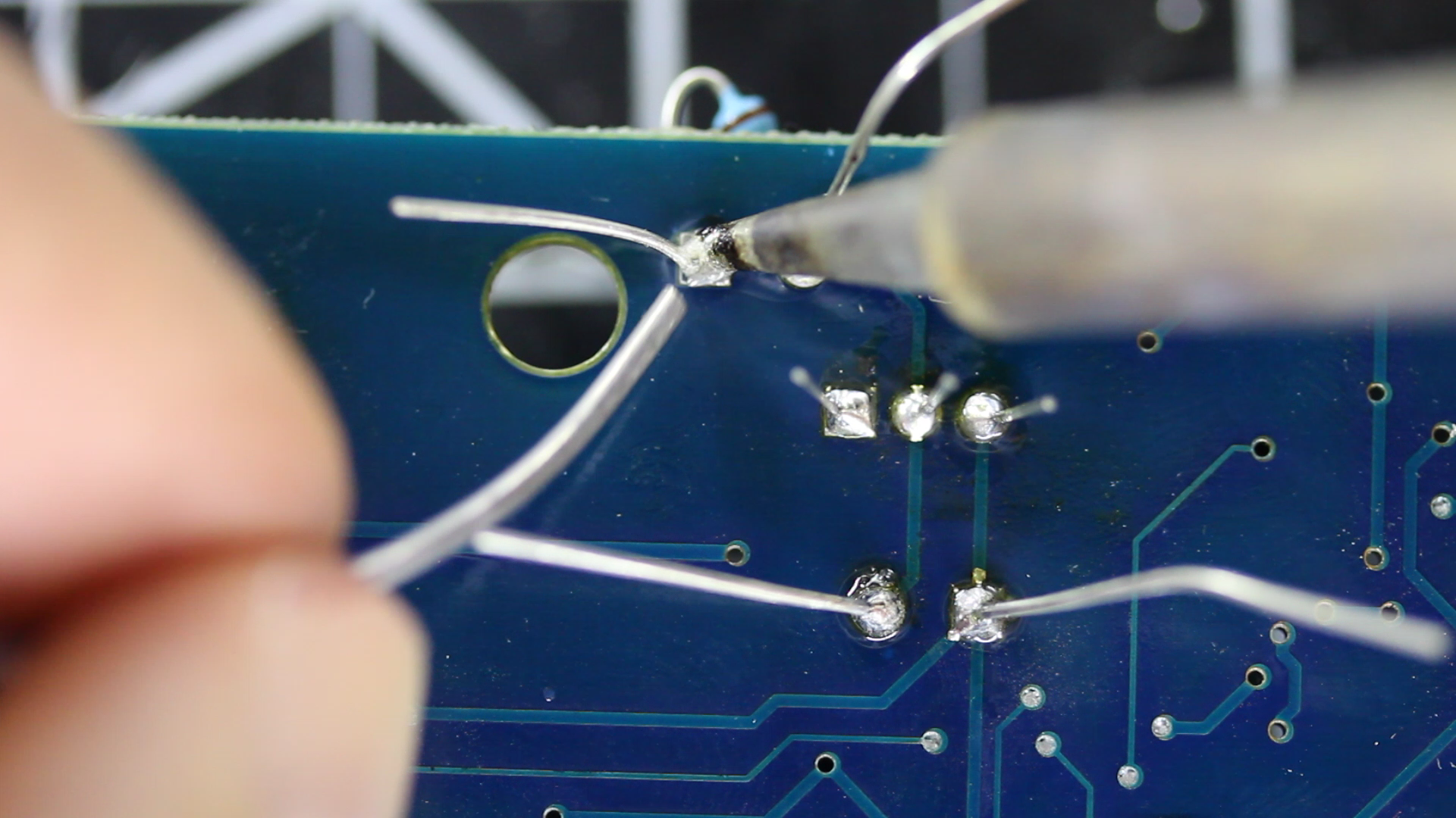 Soldering Through Hole Components | Soldering Basics : 8 Steps (with ...