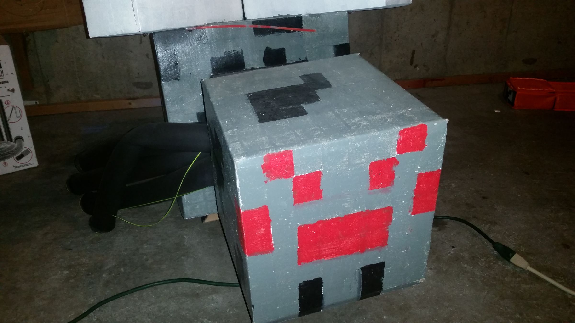 Minecraft Spider Jockey Children's Costume With Moving Legs and Head ...