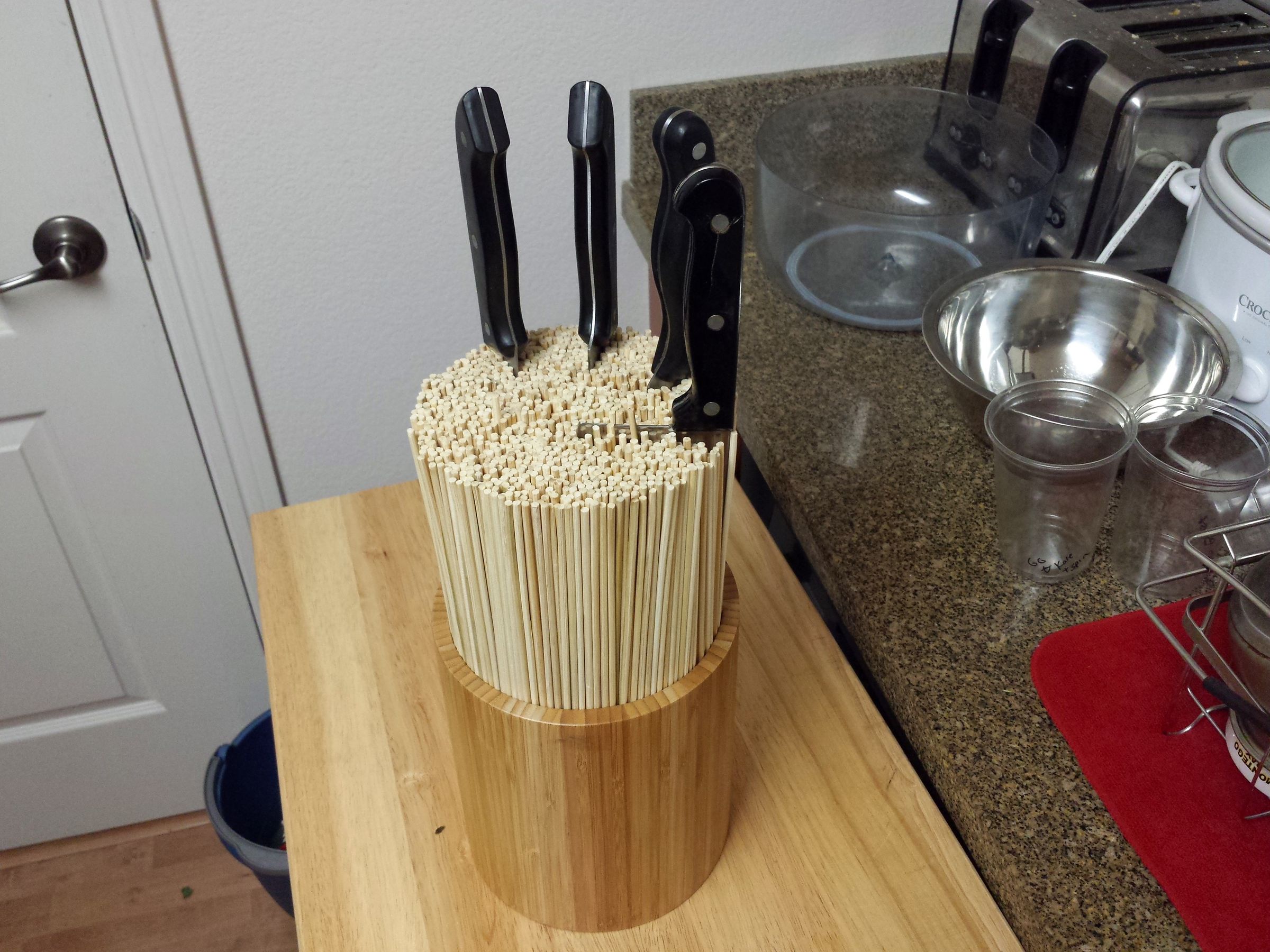 Knife Block Made of Skewers : 3 Steps (with Pictures) - Instructables