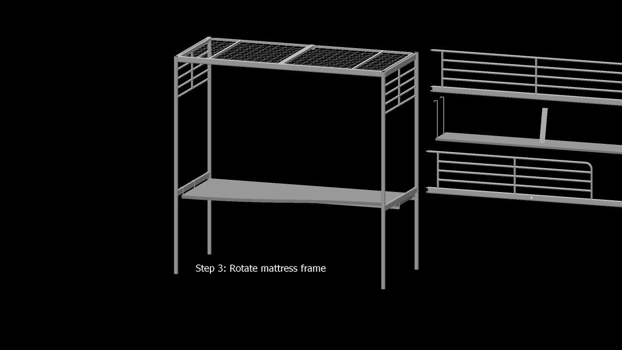 Turn Your Loft Bed Into a Workstation With Overhead Storage. : 6 Steps ...