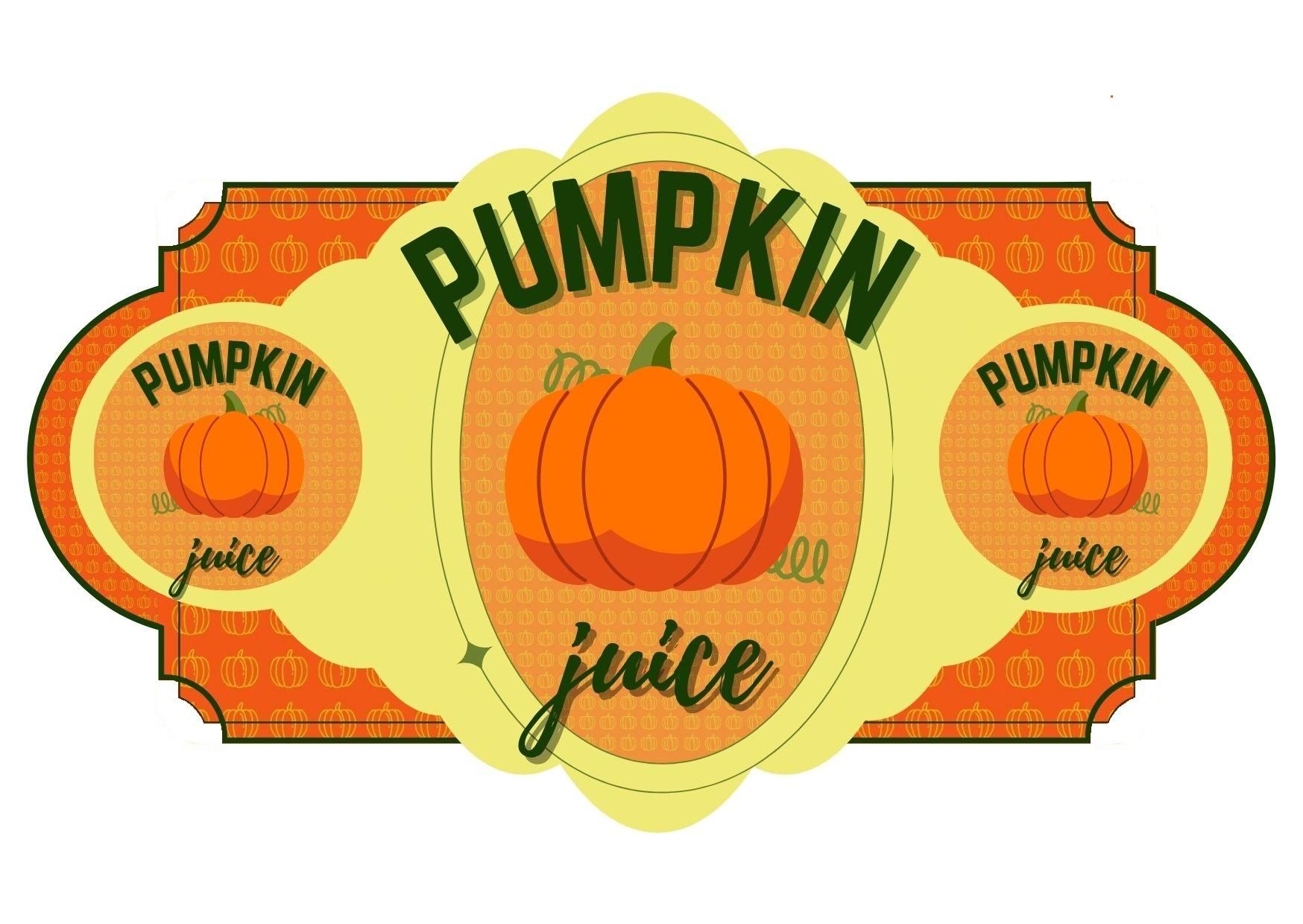 How to Make a Pumpkin Juice Bottle From Harry Potter + Pumpkin Juice ...