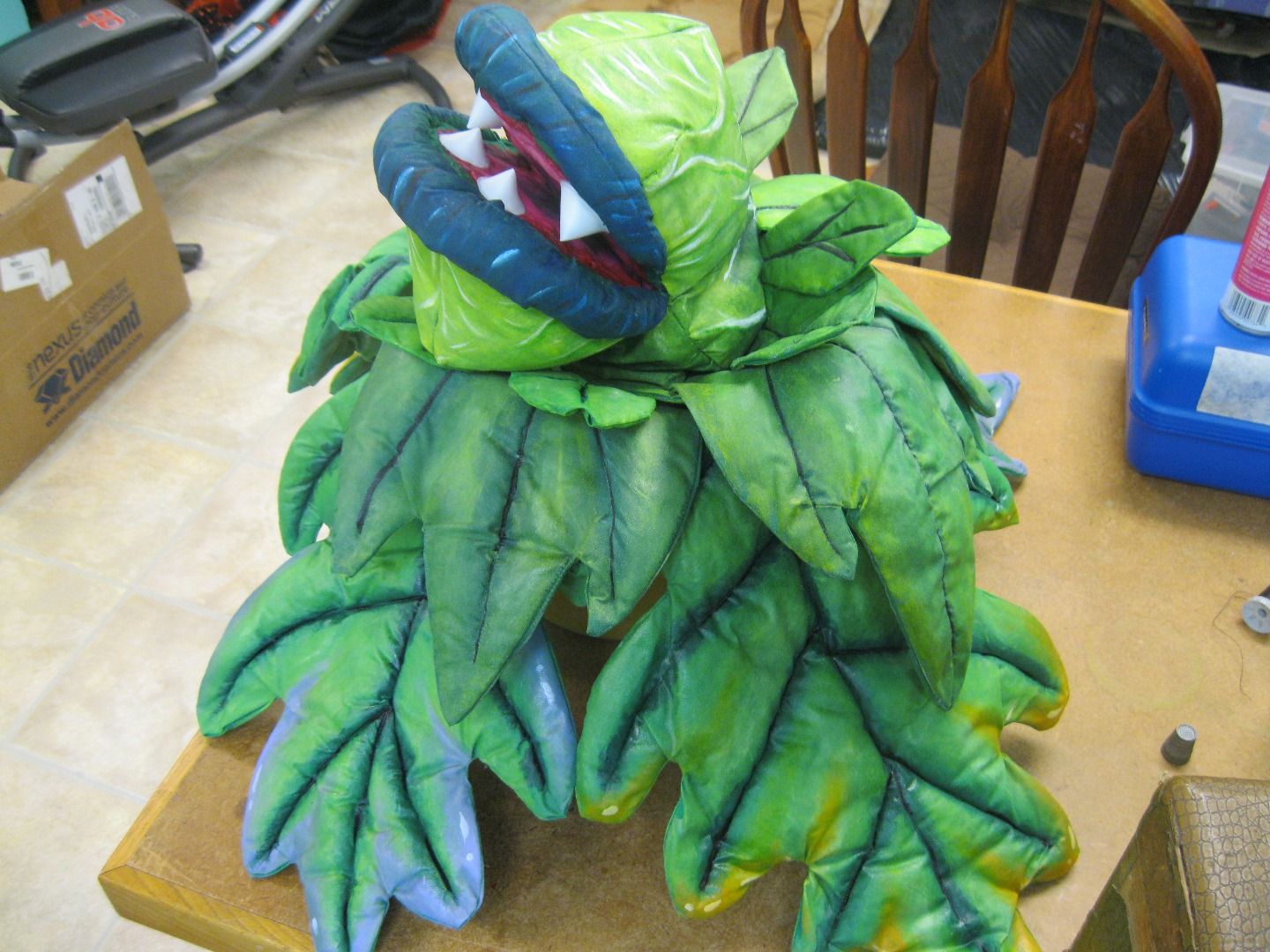 Audrey II Hand Puppet Little Shop of Horrors Halloween Prop : 3 Steps ...