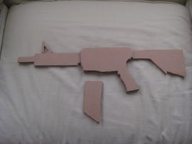 Cardboard Assault Rifle! : 5 Steps - Instructables