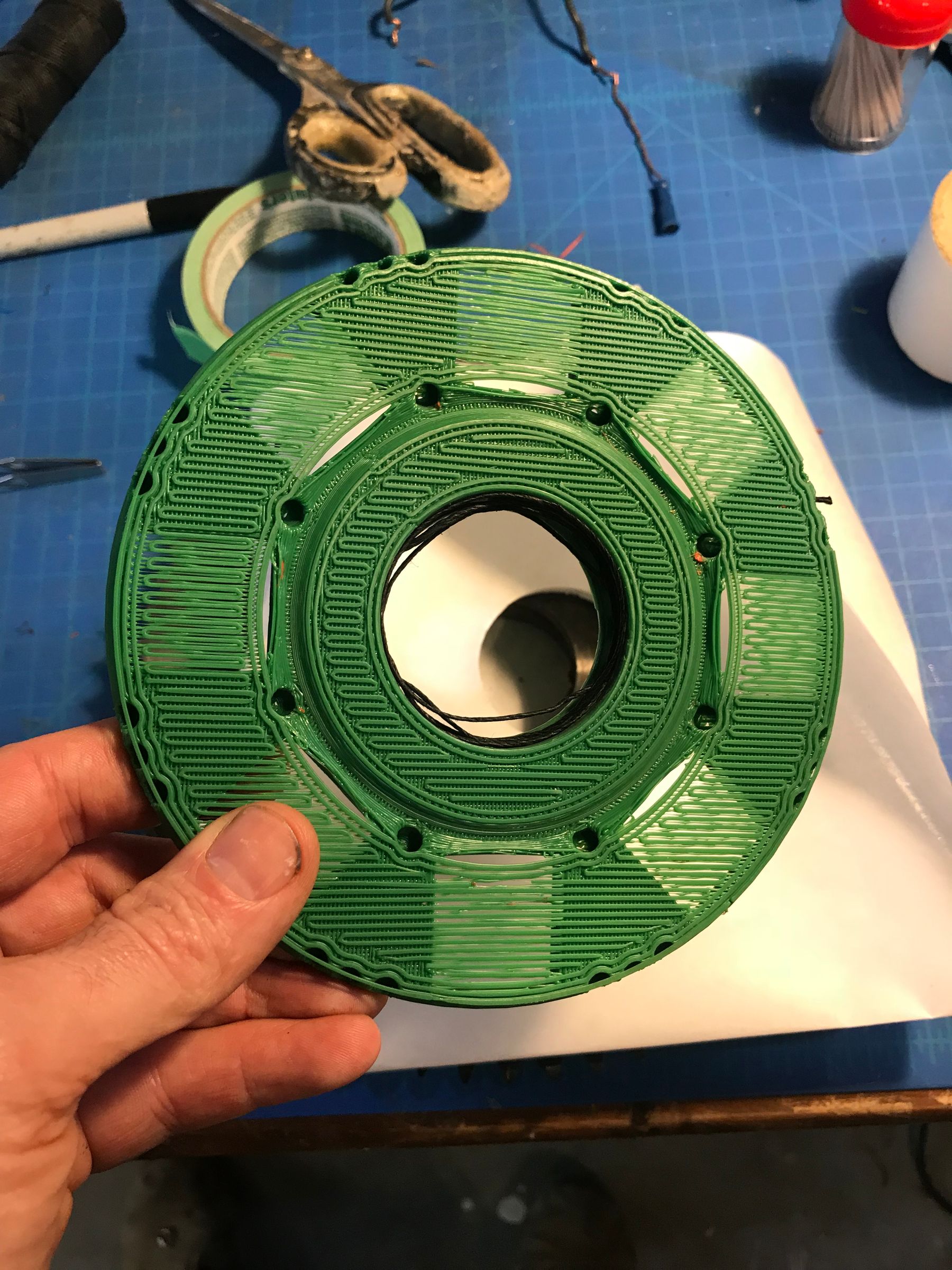 3D Printed Axial Flux Alternator and Dynamometer : 4 Steps (with ...