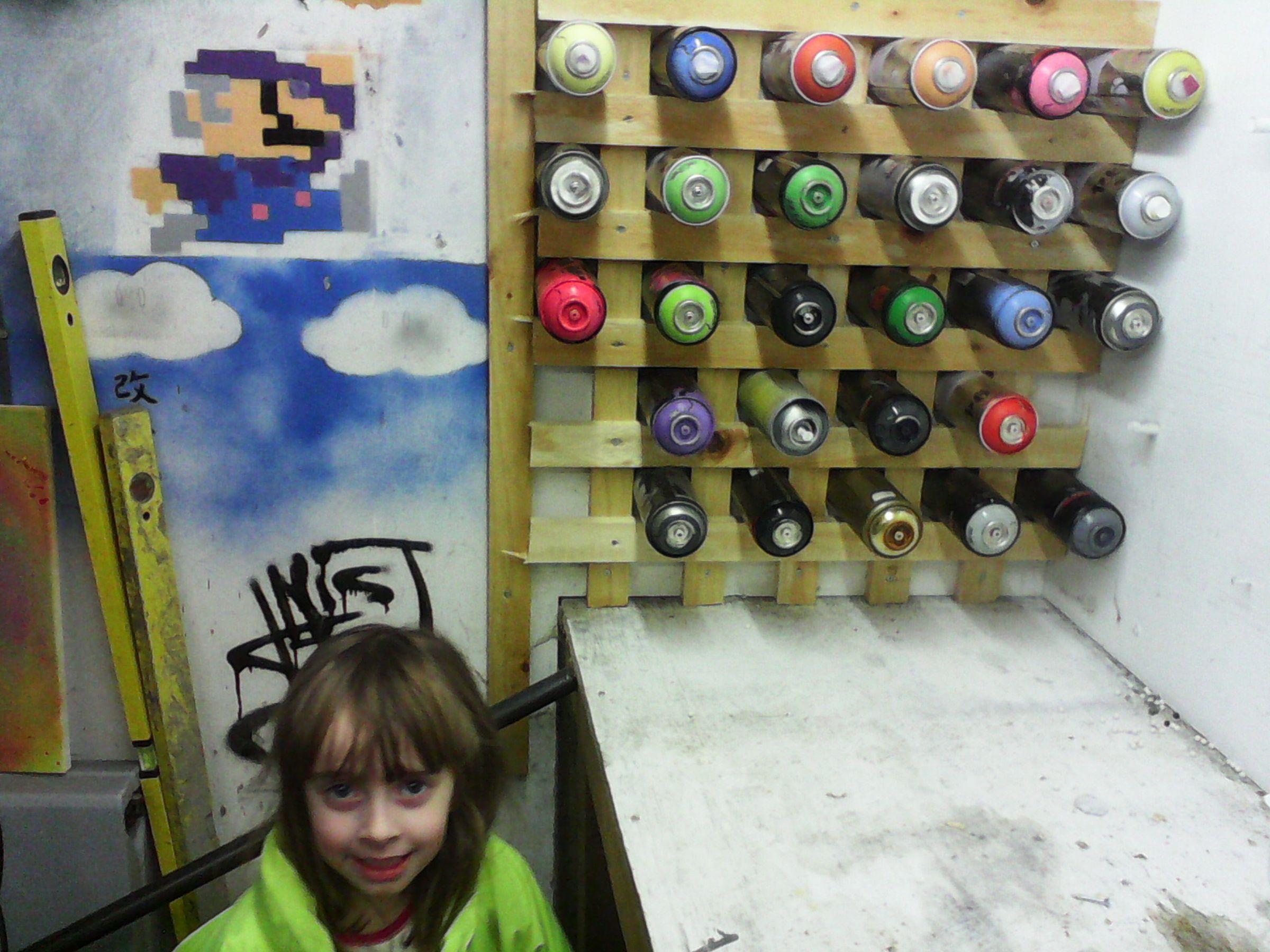 Spray Paint/Can Rack : 3 Steps (with Pictures) - Instructables