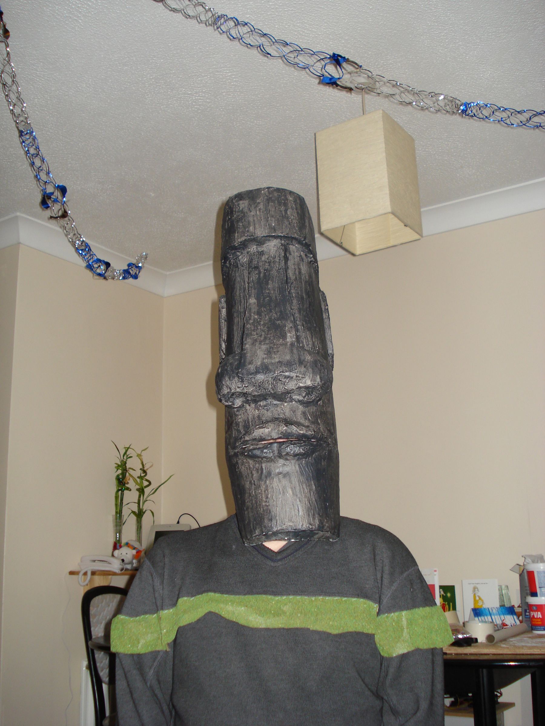 How to Make an Easter Island Head Costume : 7 Steps (with Pictures ...