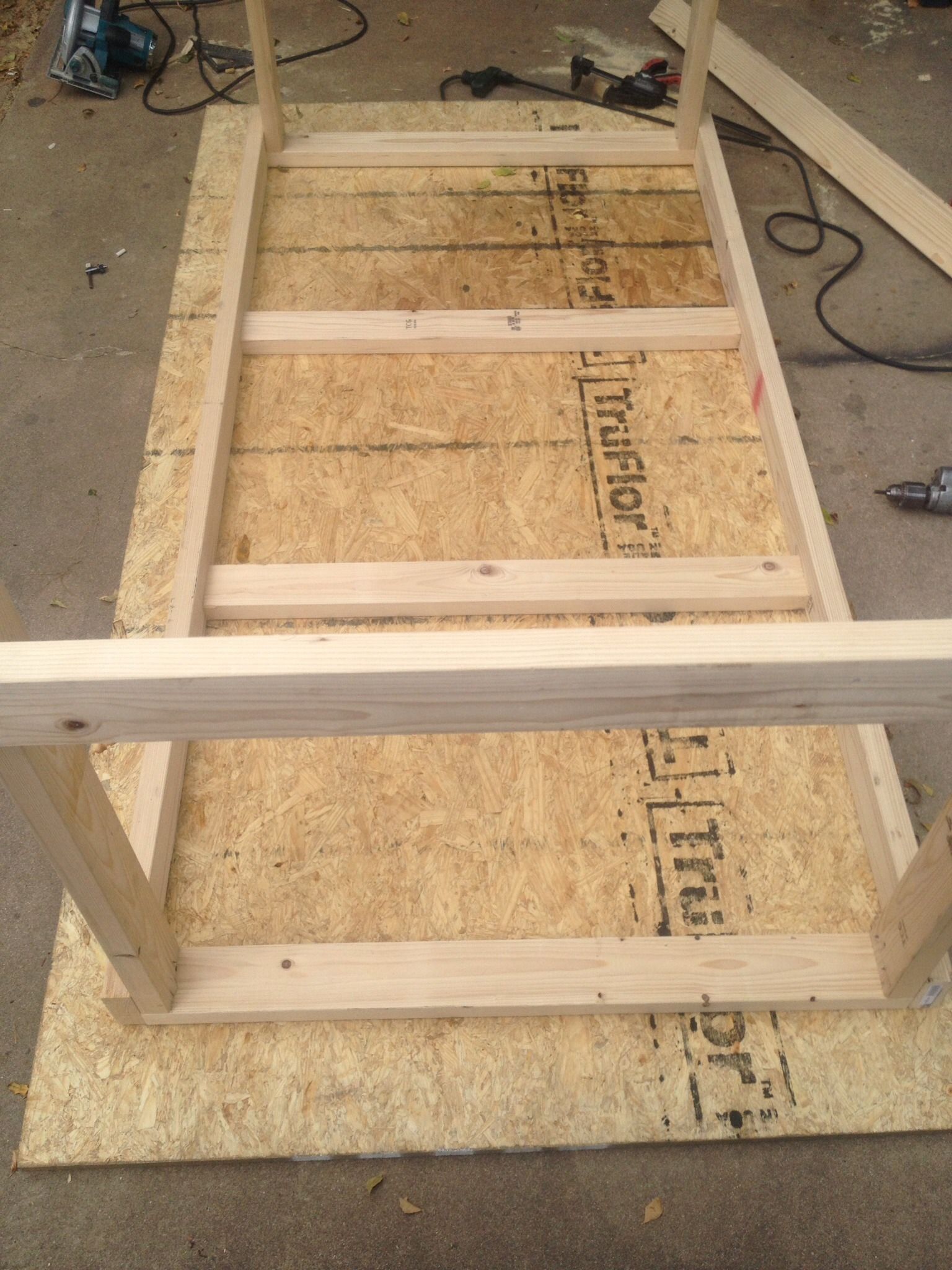 Work Table on Wheels | 4' X 8' : 14 Steps (with Pictures) - Instructables