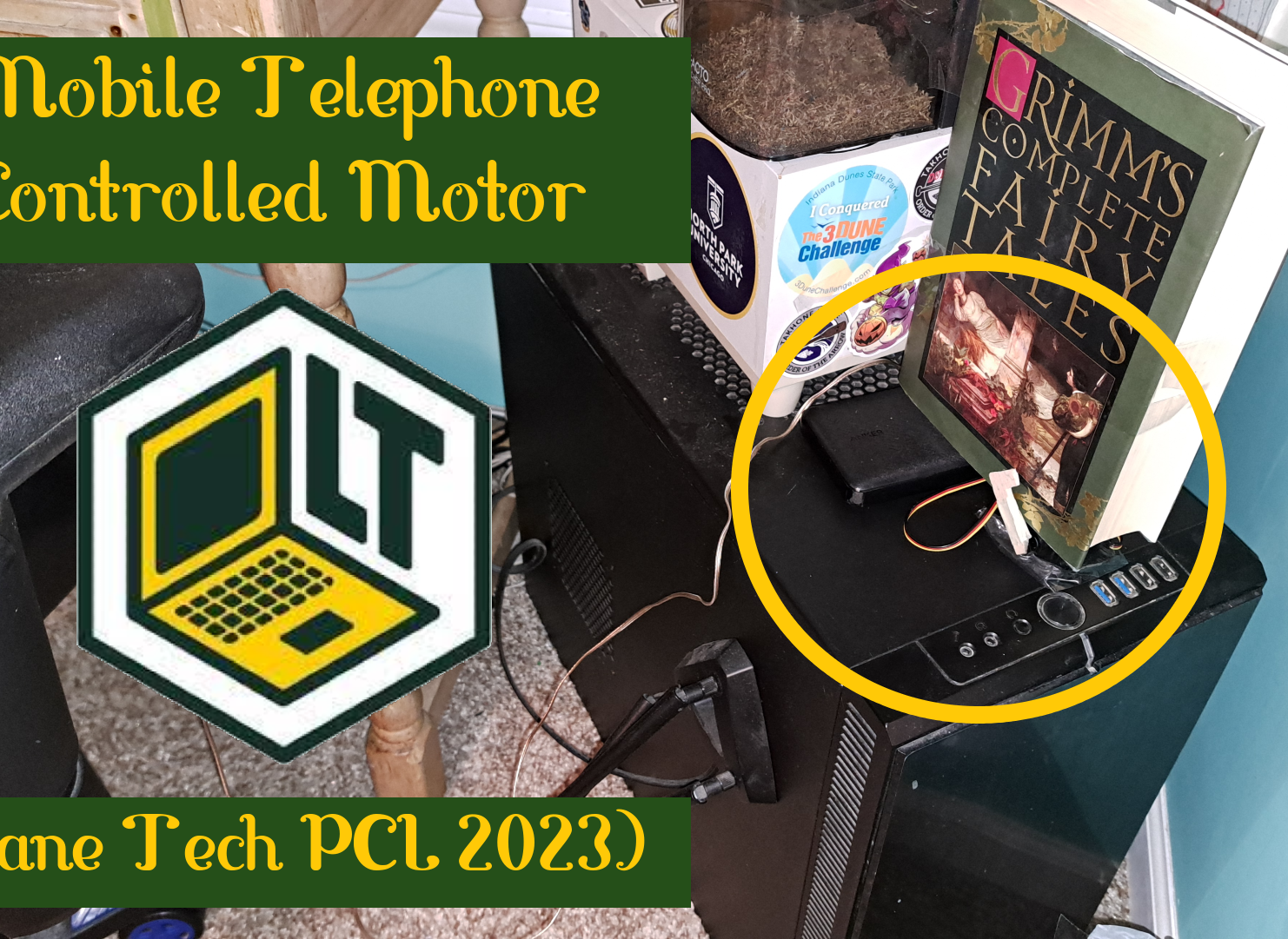 Mobile Telephone Controlled Motor (Lane Tech PCL) : 3 Steps - Instructables