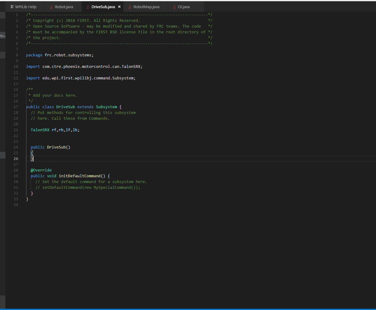 2019 FRC Writing a Simple Drive Train (Java) : 5 Steps - Instructables