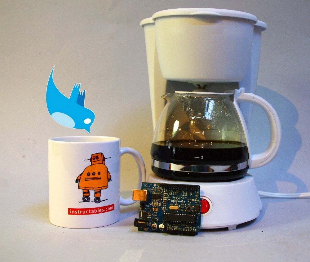 Tweet-a-Pot: Twitter Enabled Coffee Pot : 8 Steps (with Pictures ...