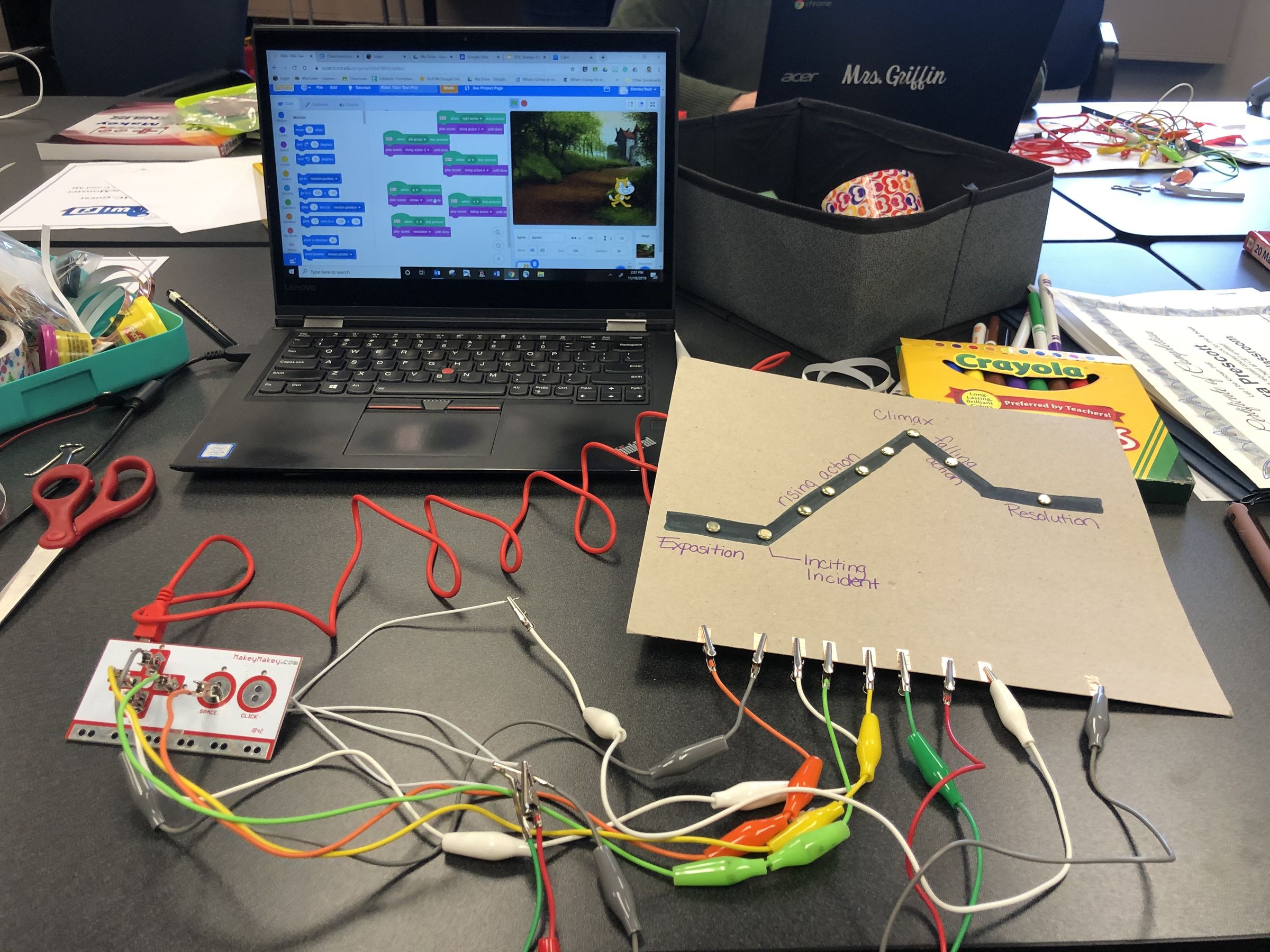 Makey Makey Plot Line : 4 Steps - Instructables