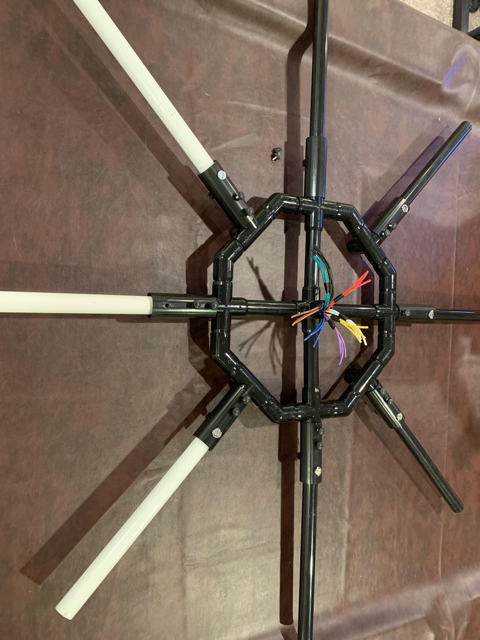 PVC Octocopter Drone Frame With Folding Arms : 10 Steps (with Pictures ...