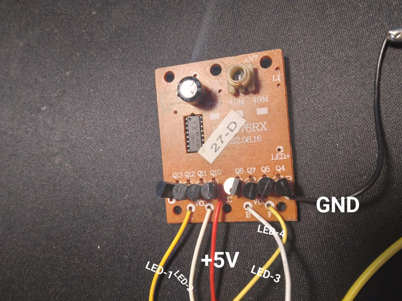 Controling LEDs With Old Car Remote - Instructables Controling LEDs With Old Car Remote - Instructables