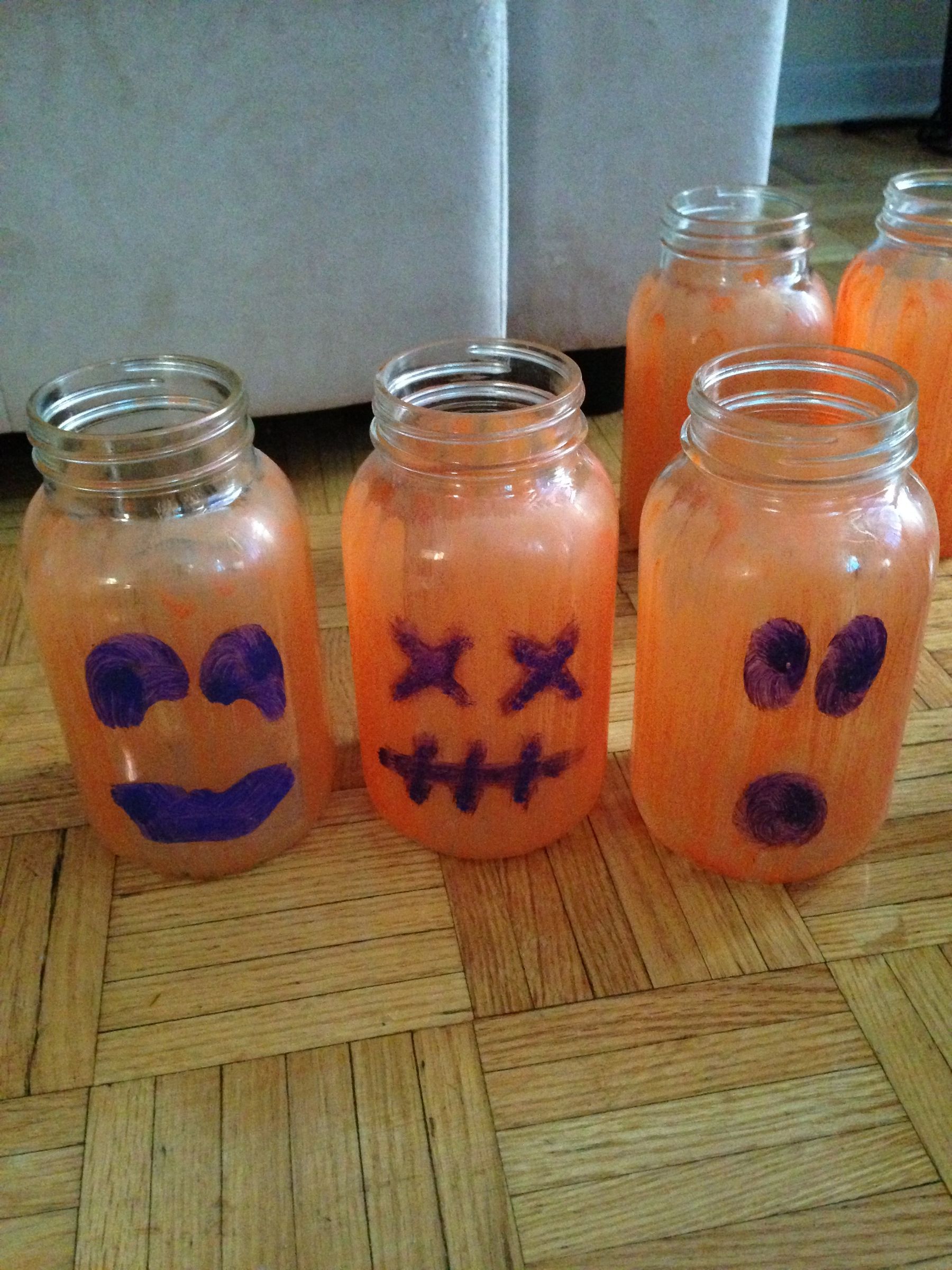 Mason Jar Pumpkins for Halloween : 5 Steps - Instructables