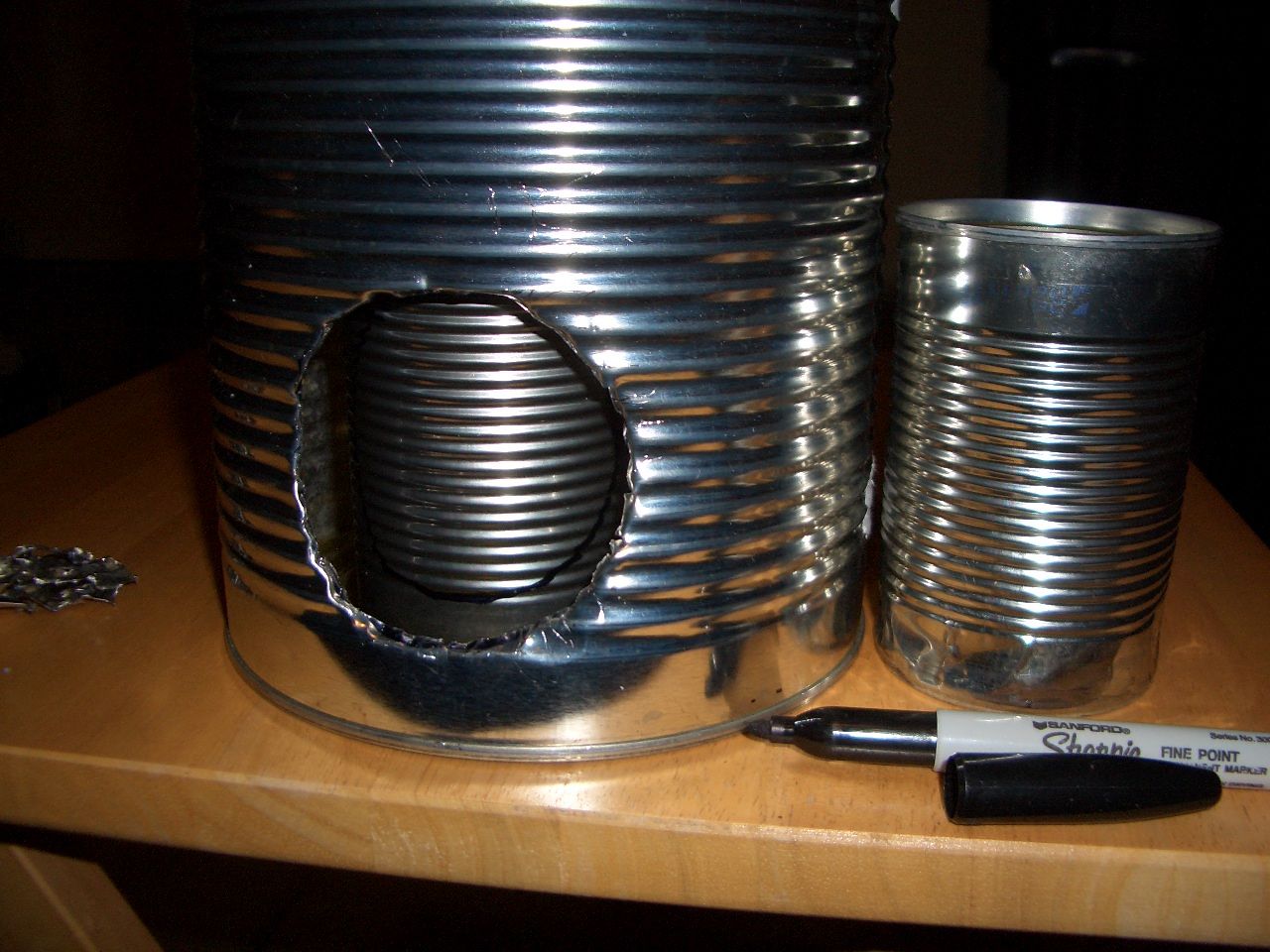 How to Make a Rocket Stove From a #10 Can and 4 Soup Cans : 8 Steps ...