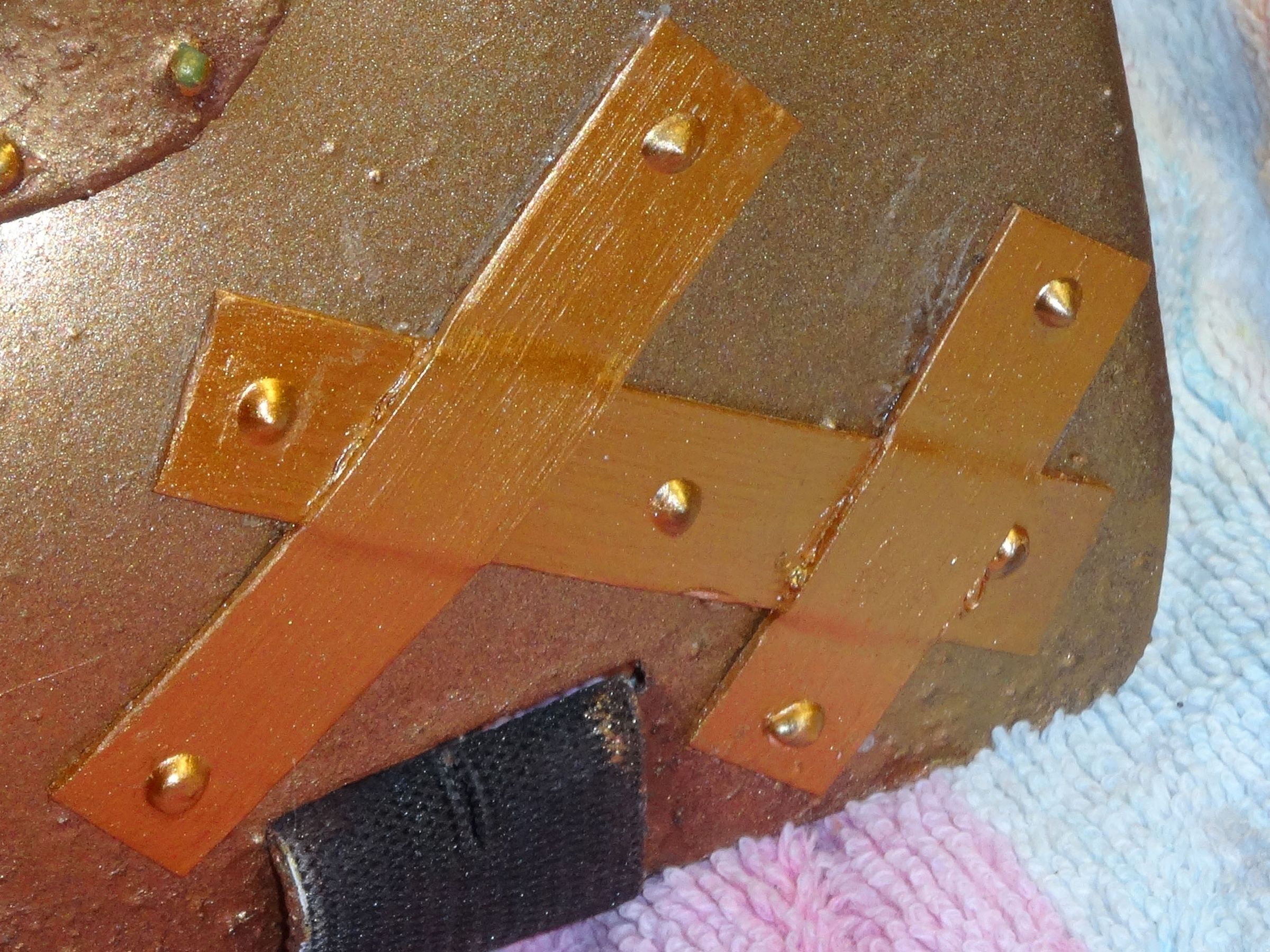 Fake Rivets, Plates and Metal From Paper and Paint : 6 Steps (with ...