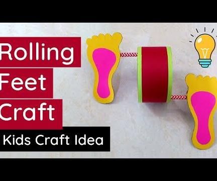 Learn How to Make Rolling Feet Craft for Kids : 6 Steps - Instructables