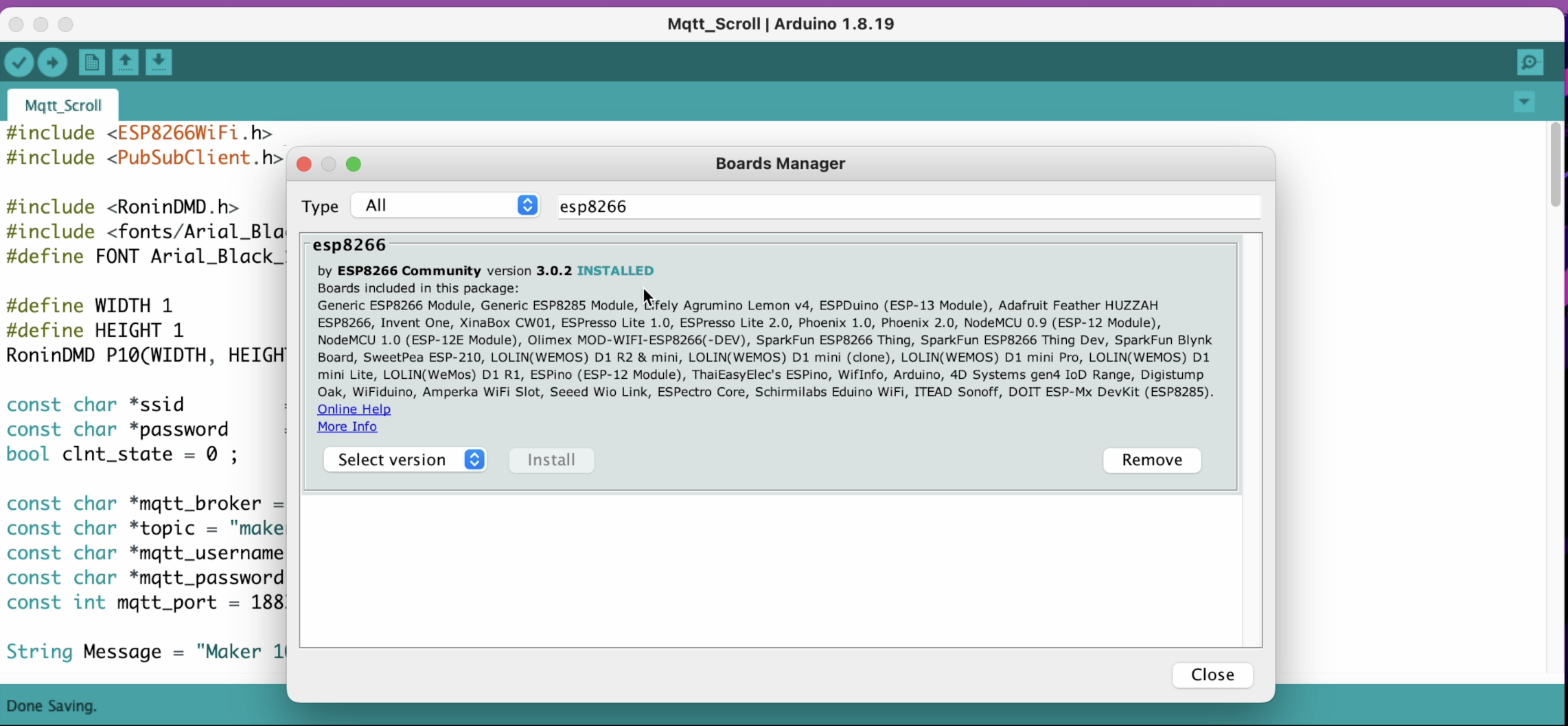 P10 LED Display WiFi Controller Board (ESP8266, MQTT) : 7 Steps (with ...