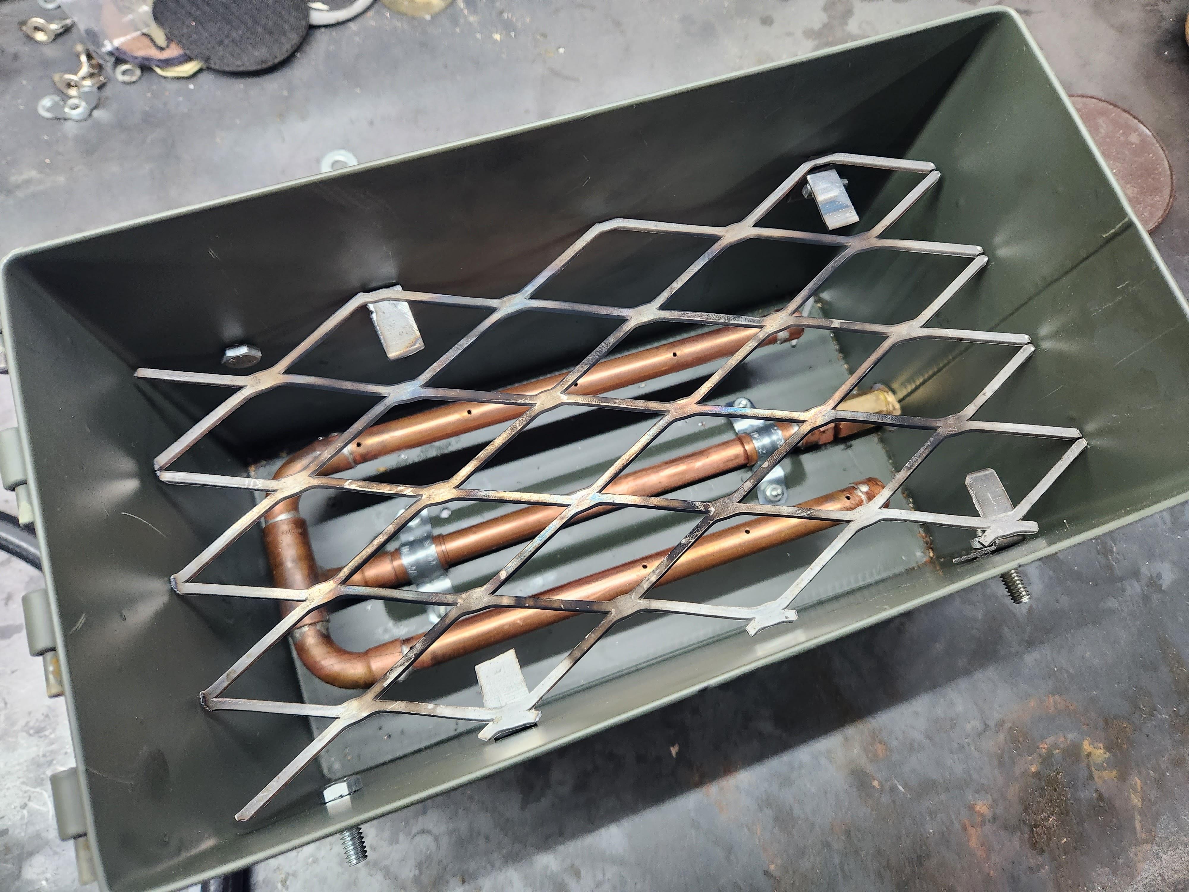 Tactical Ammo Can Portable Propane Fire Pit : 4 Steps (with Pictures ...