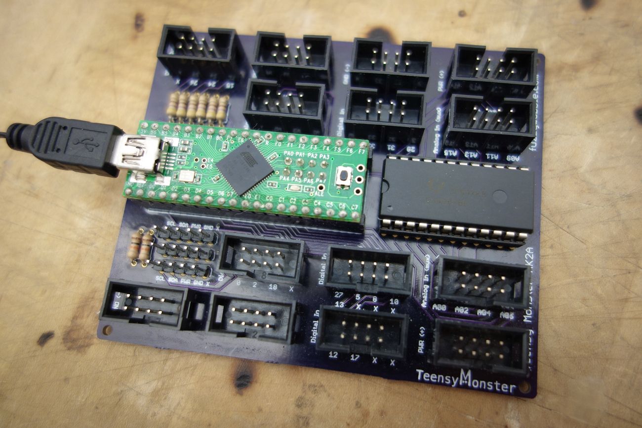 Teensy Monster V1.0 // DIY MIDI Controller : 11 Steps - Instructables