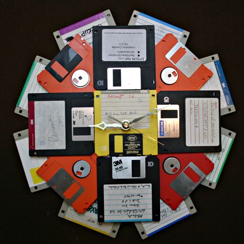 Make a Floppy Disk Wall Clock : 9 Steps - Instructables