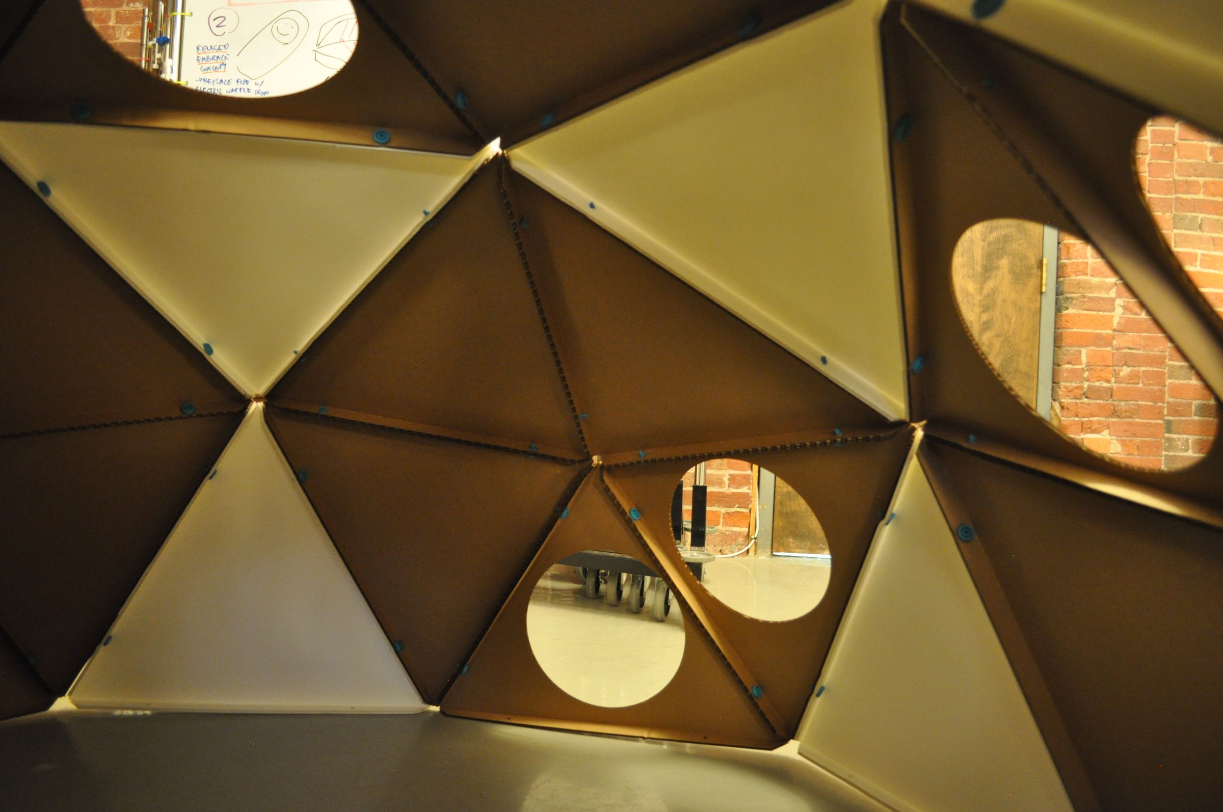 Geodesic Dome From Laser-Cut Cardboard : 4 Steps (with Pictures ...