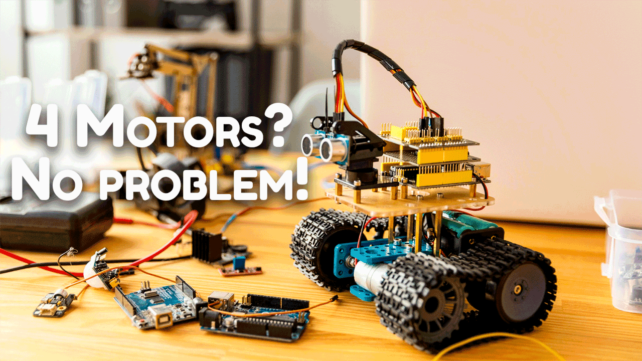 Driving Multiple High Current Motors in Your Robot Using a Simple L293D ...